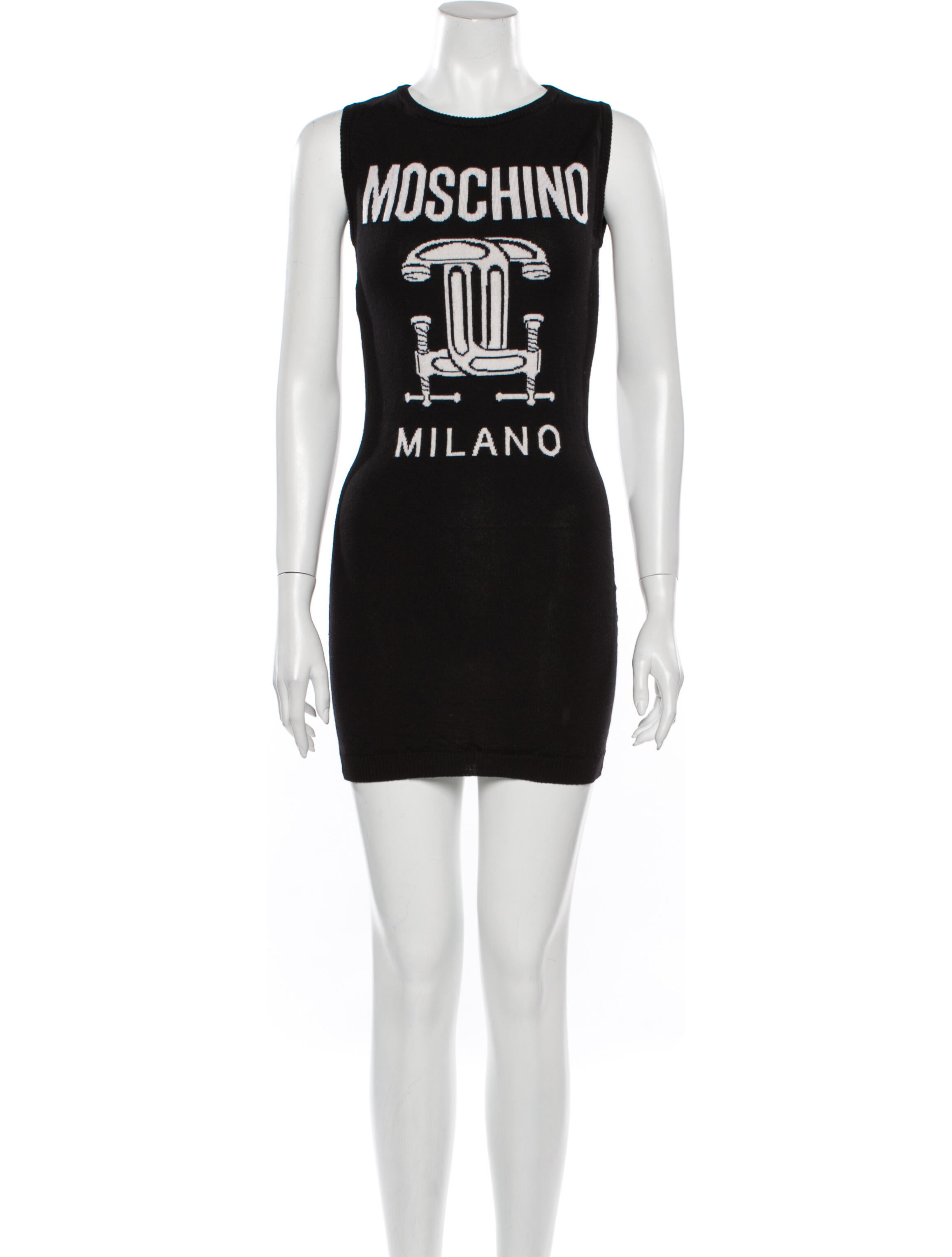 Moschino Couture Virgin Wool Mini Dress - Clothing - WM923818 | The ...