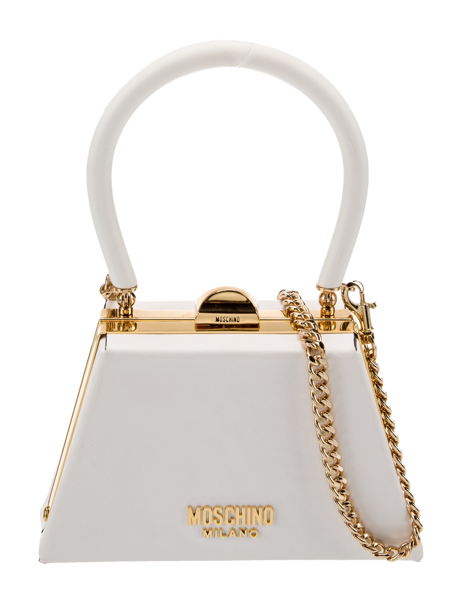 Moschino Couture Leather Evening Bag - Green Mini Bags, Handbags ...