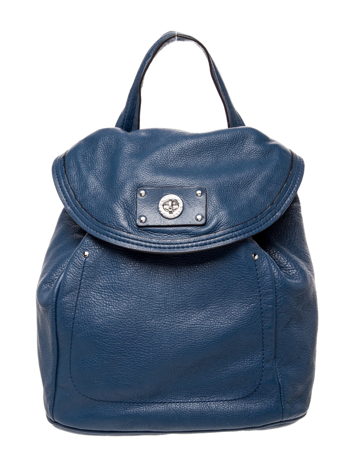 Marc by Marc Jacobs Leather Backpack - Blue Backpacks, Handbags ...