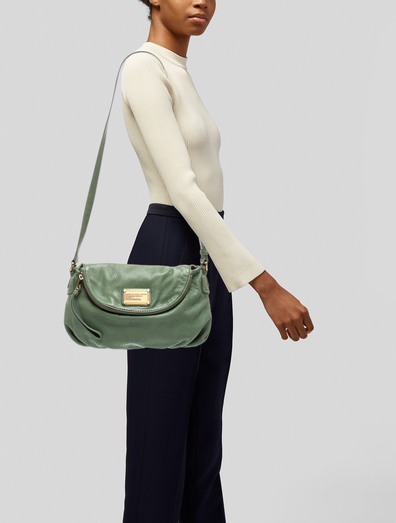 Marc by Marc Jacobs Leather Crossbody Bag - Green Crossbody Bags ...