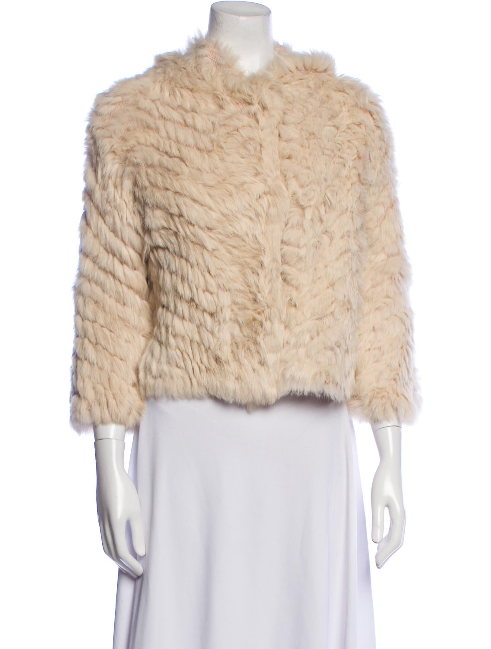 Marc by Marc Jacobs Fur Jacket - Neutrals Jackets, Clothing - WMA71397 ...