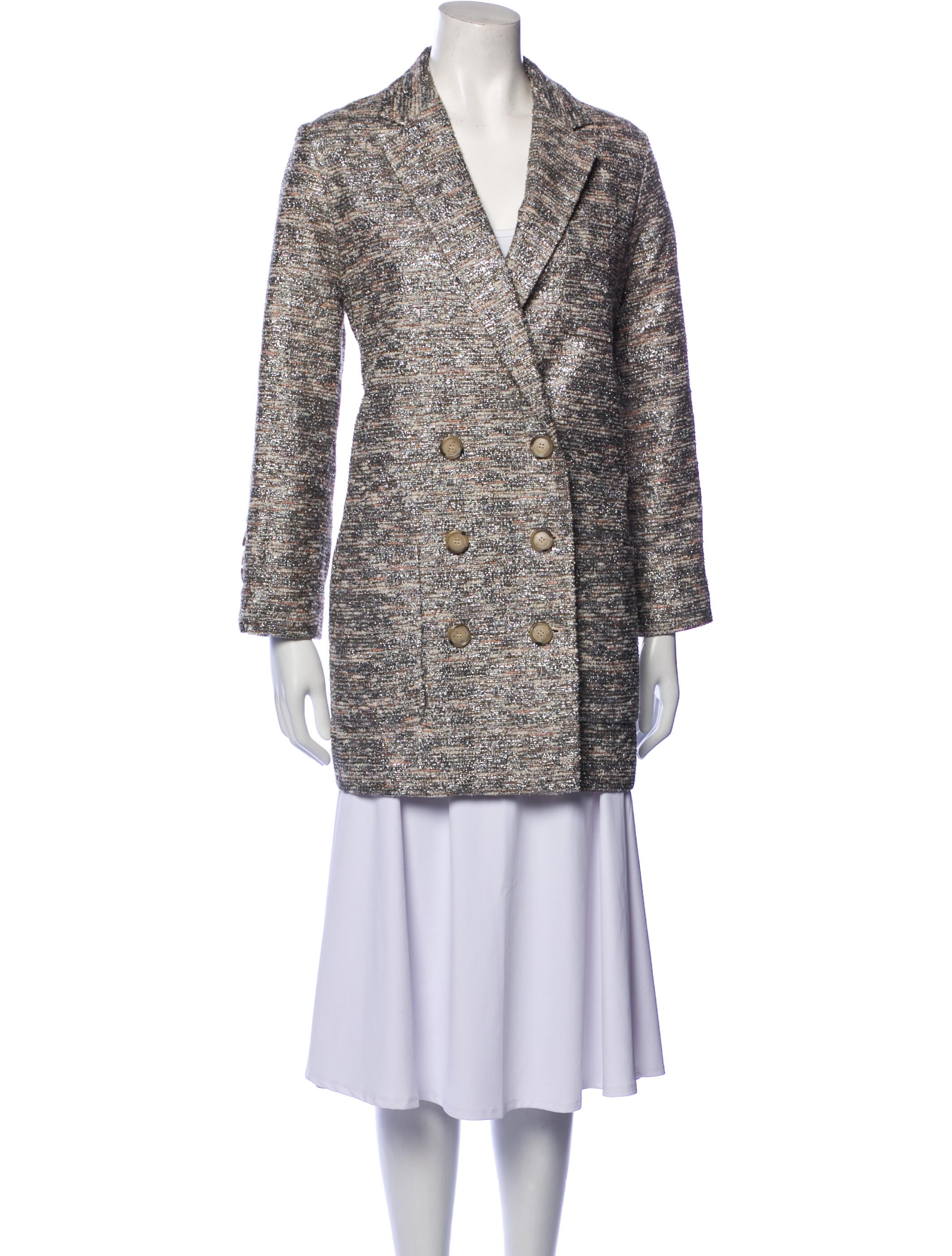 Marc by Marc Jacobs Printed Evening Jacket - Metallic Jackets, Clothing ...