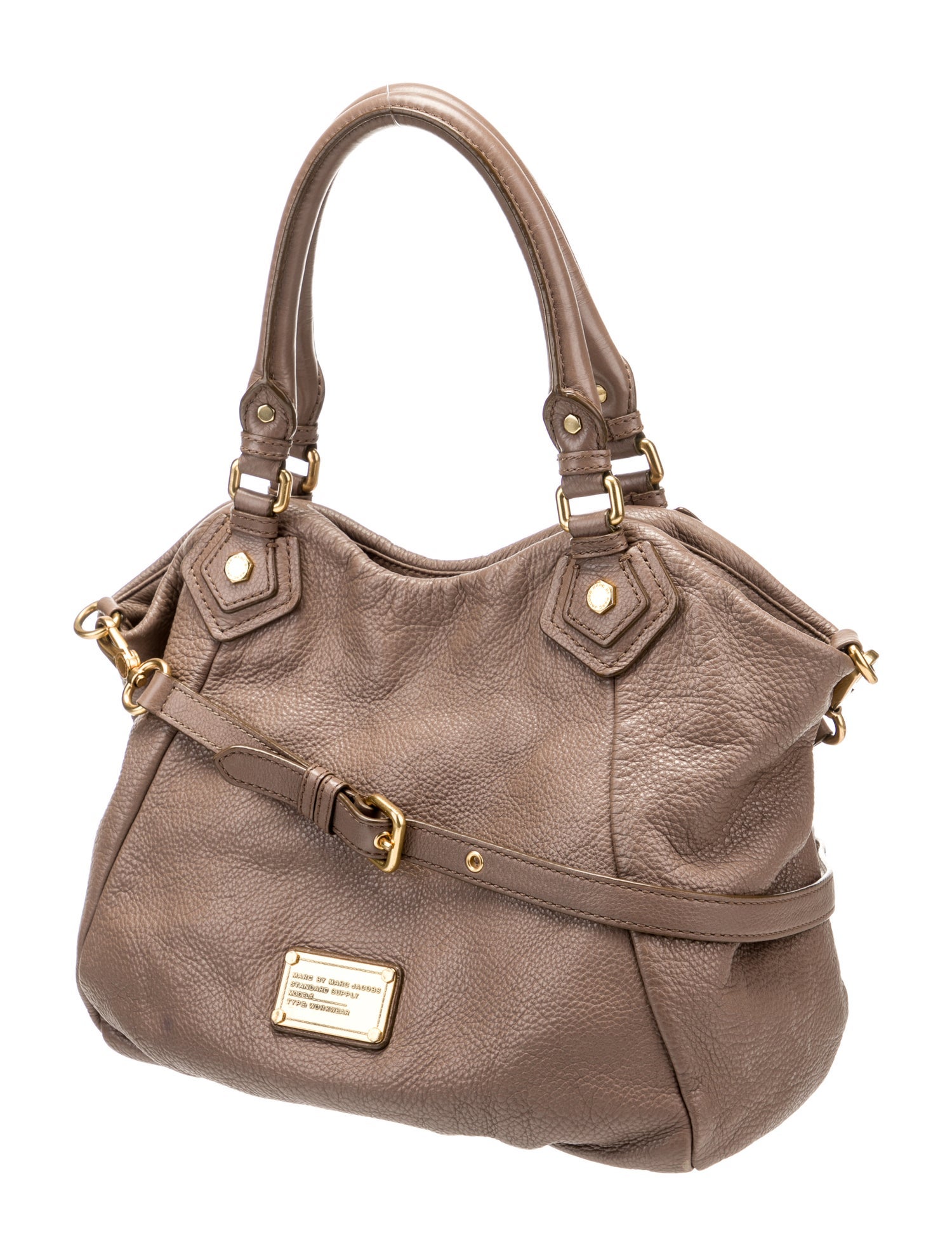 Marc by Marc Jacobs Leather Shoulder Bag - Neutrals Shoulder Bags ...
