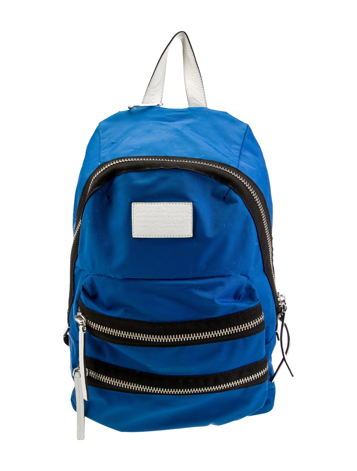 Marc by Marc Jacobs Nylon Leather-Trimmed Backpack - Blue Backpacks ...