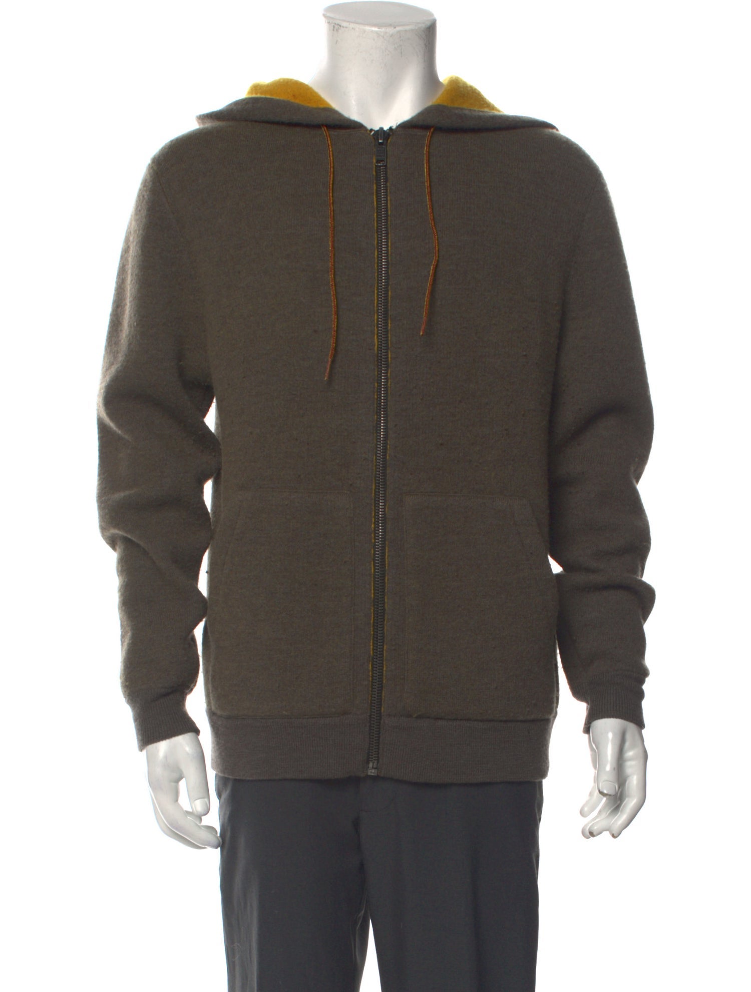 Marc by Marc Jacobs Wool Crew Neck Hoodie - Green Sweatshirts & Hoodies ...