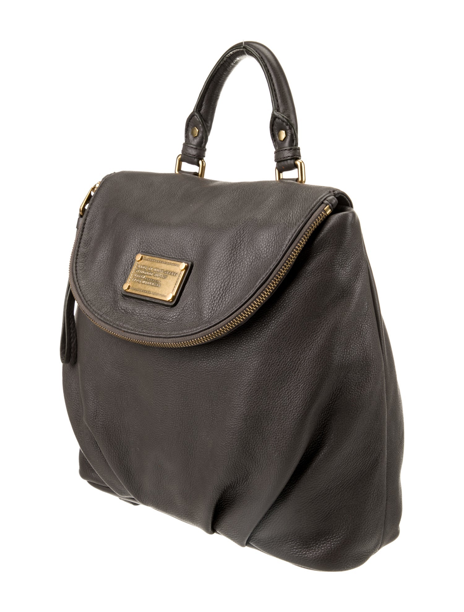 The Row Leather Massimo Backpack w/Tags - Black Backpacks, Handbags ...