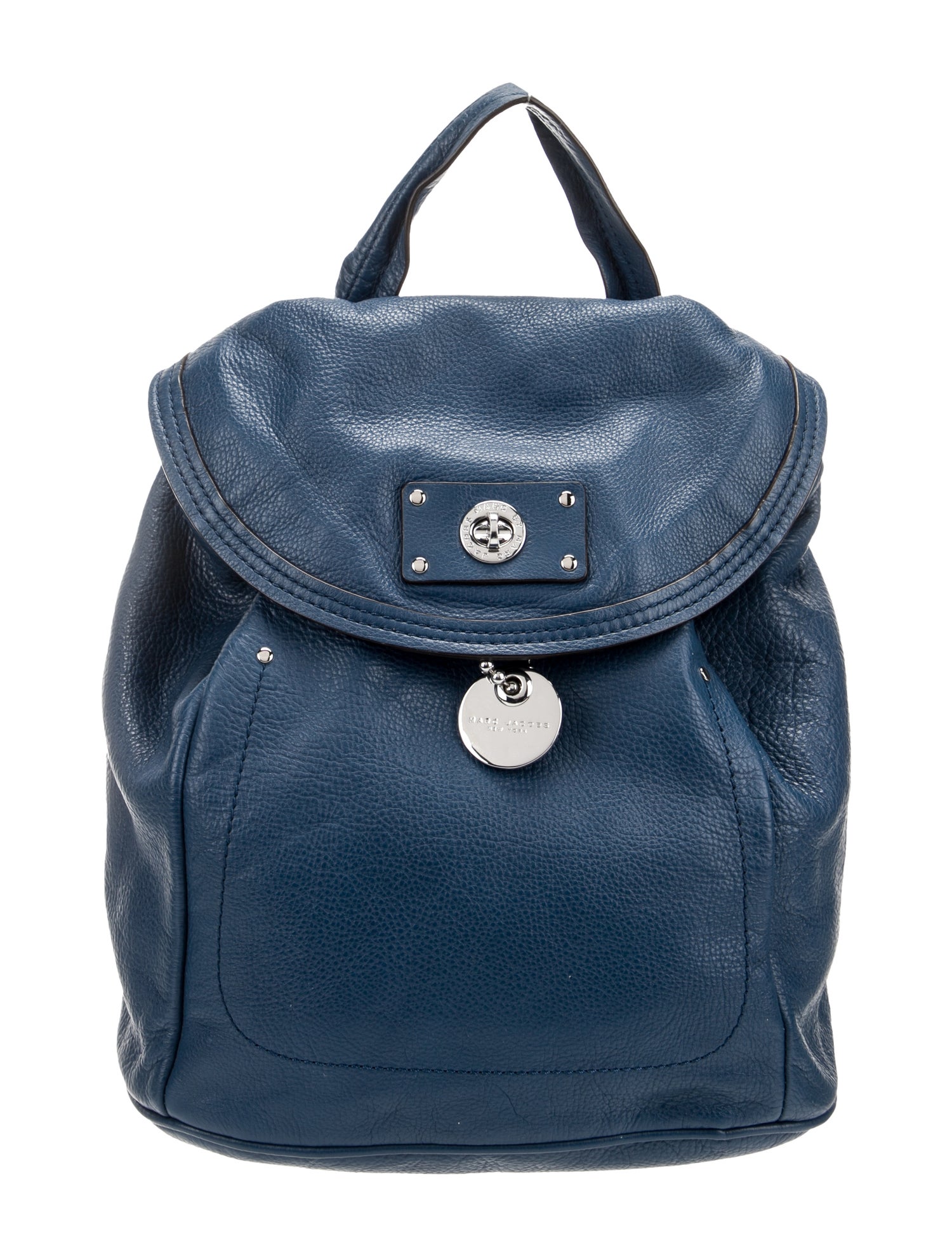 Marc by Marc Jacobs Leather Backpack - Blue Backpacks, Handbags ...