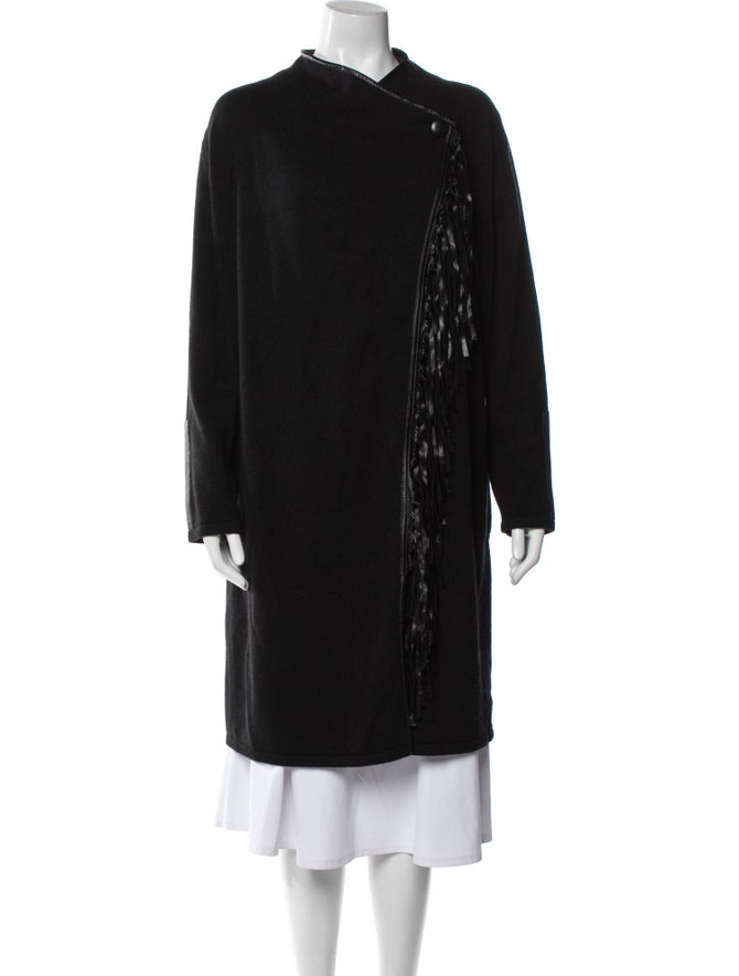 Max & Moi Cashmere Coat - Black Coats, Clothing - WMAMO21653 | The RealReal