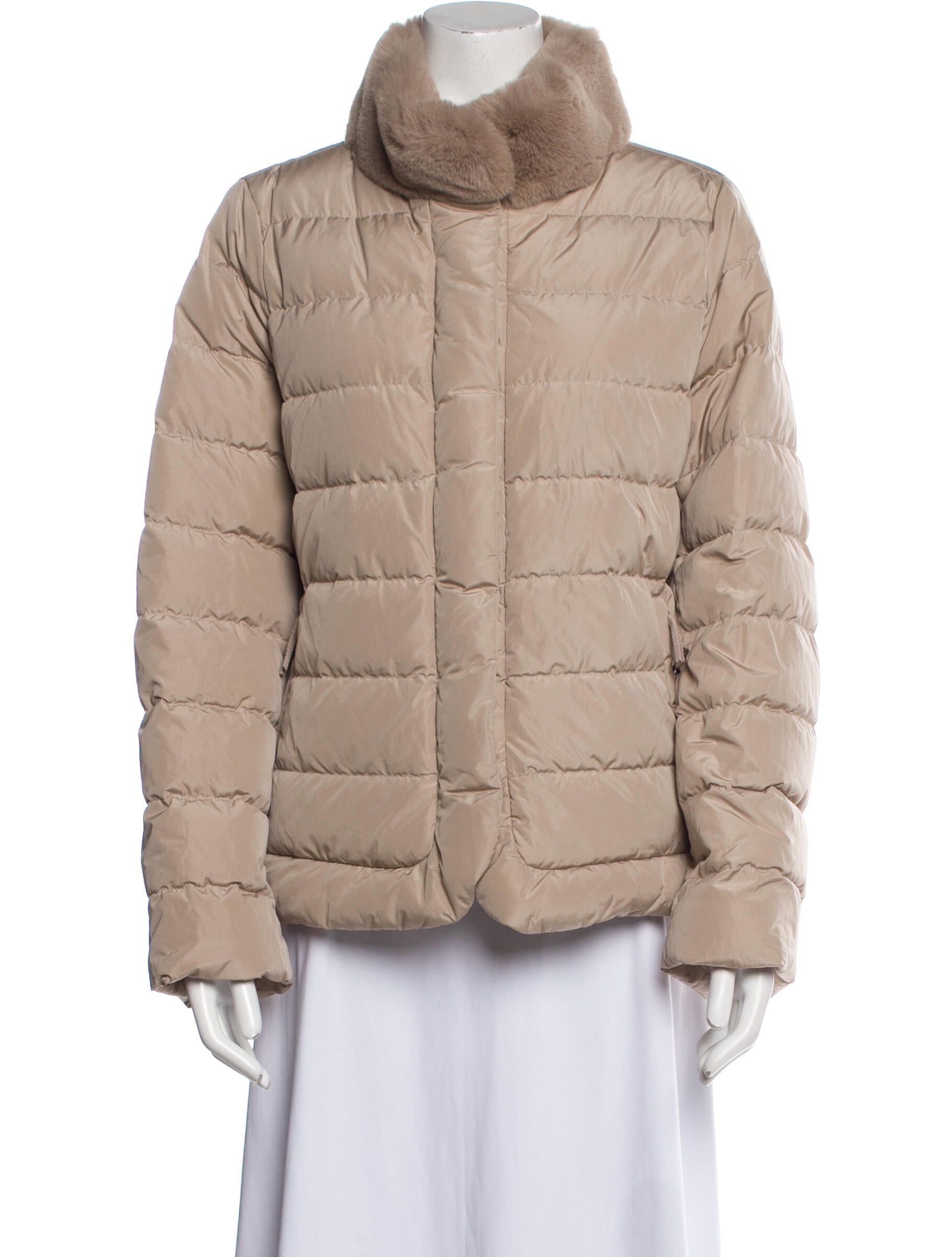 Weekend Max Mara Faux Fur Jacket - Brown Jackets, Clothing - WMAMX39445 ...