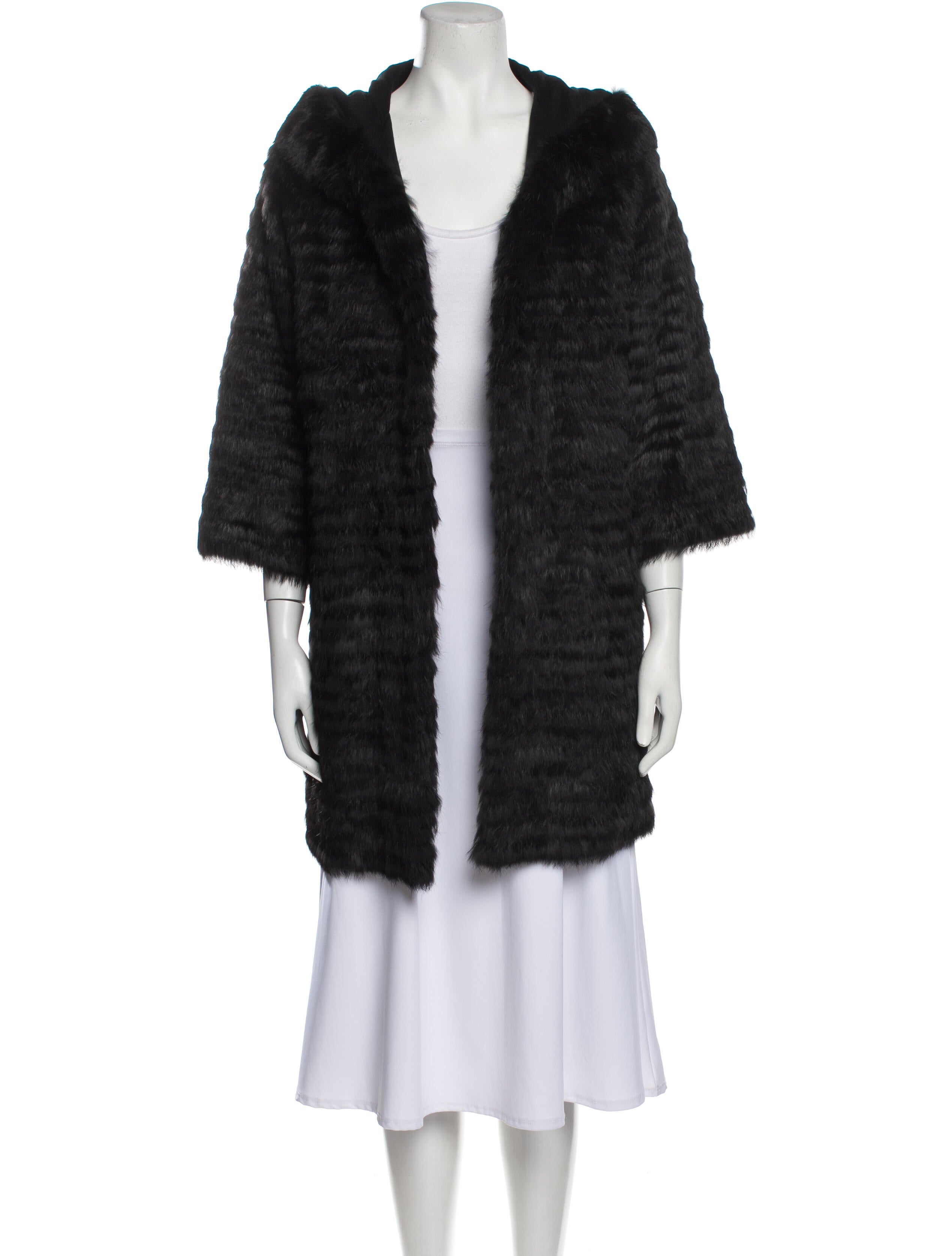 Weekend Max Mara Fur Coat - Black Coats, Clothing - WMAMX40200 | The ...