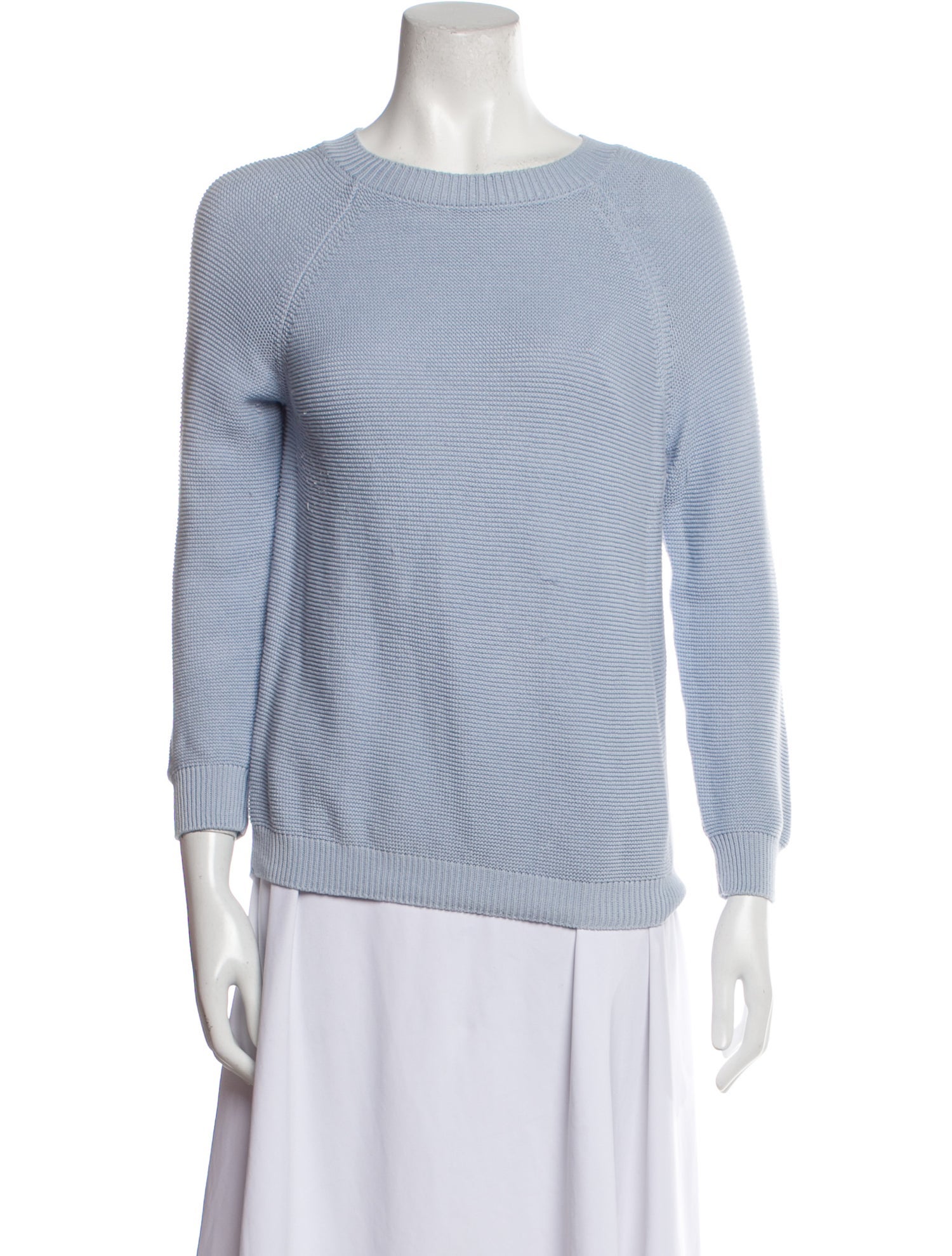 Weekend Max Mara Crew Neck Sweater - Blue Knitwear, Clothing ...