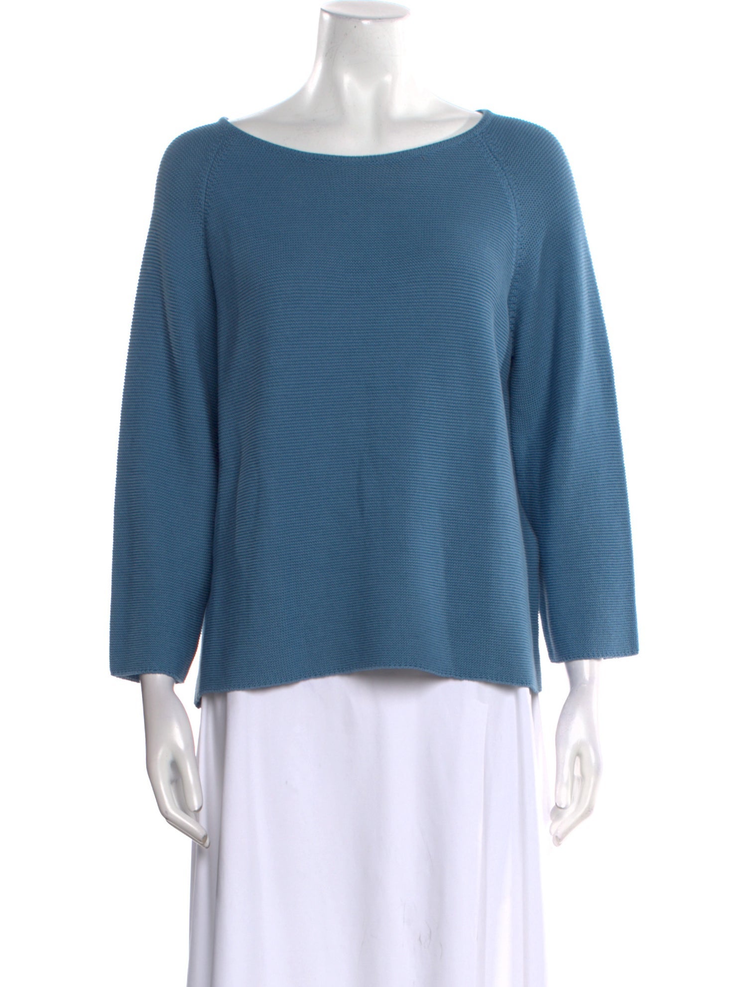 Weekend Max Mara Scoop Neck Sweater w/ Tags - Blue Knitwear, Clothing ...