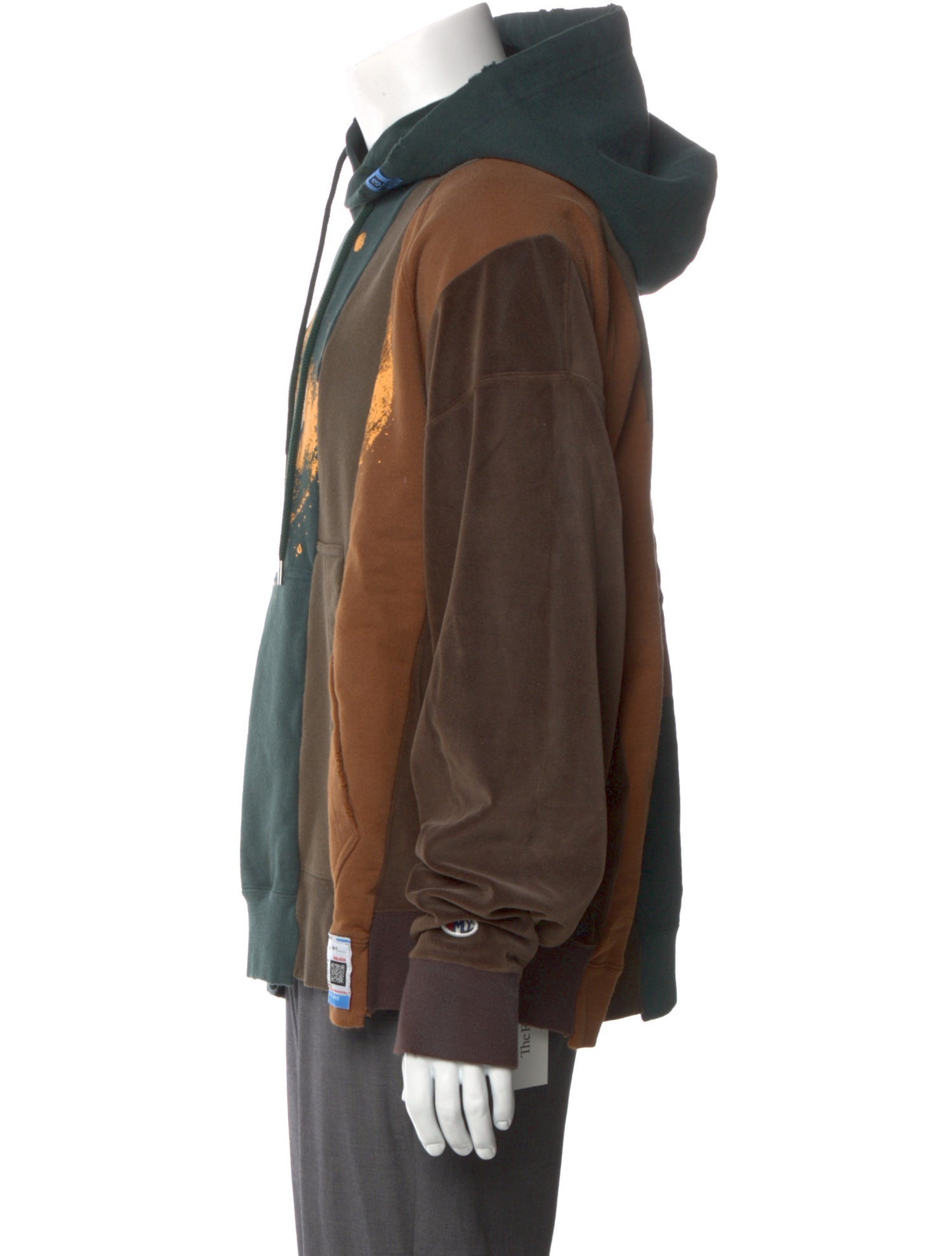 Hermès Graphic Print V-Neck Hoodie - Grey Sweatshirts & Hoodies ...