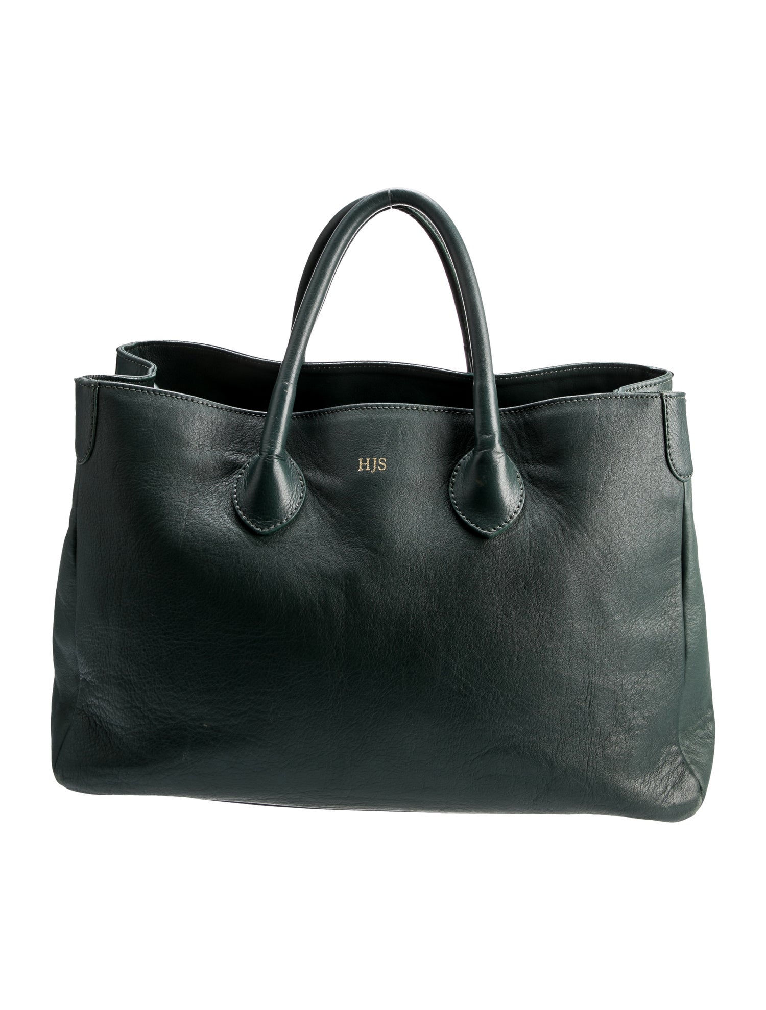 Mark and Graham Leather Tote - Green Totes, Handbags - WMARR20264 | The ...