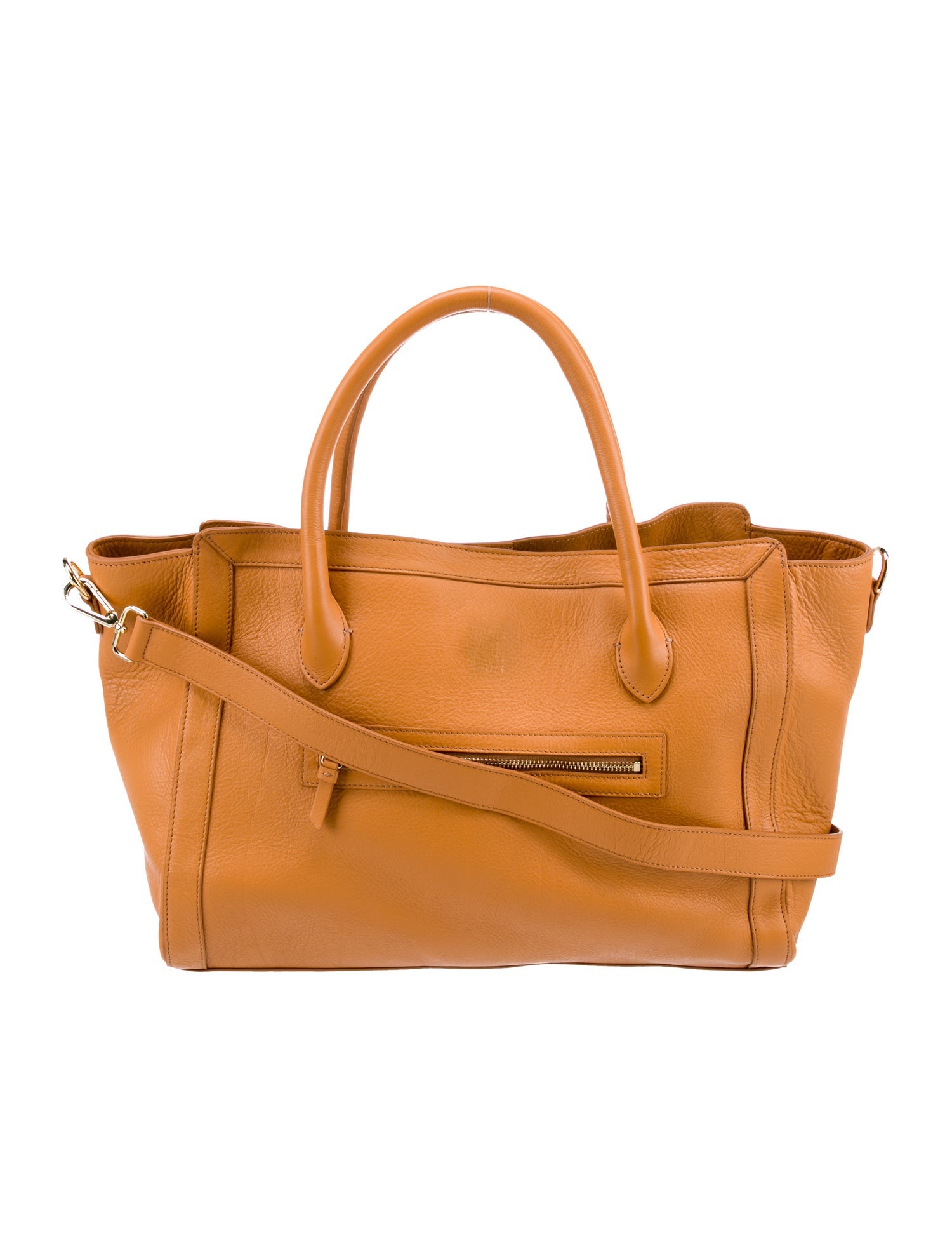 Mark and Graham Leather Tote Bag - Brown Handle Bags, Handbags ...