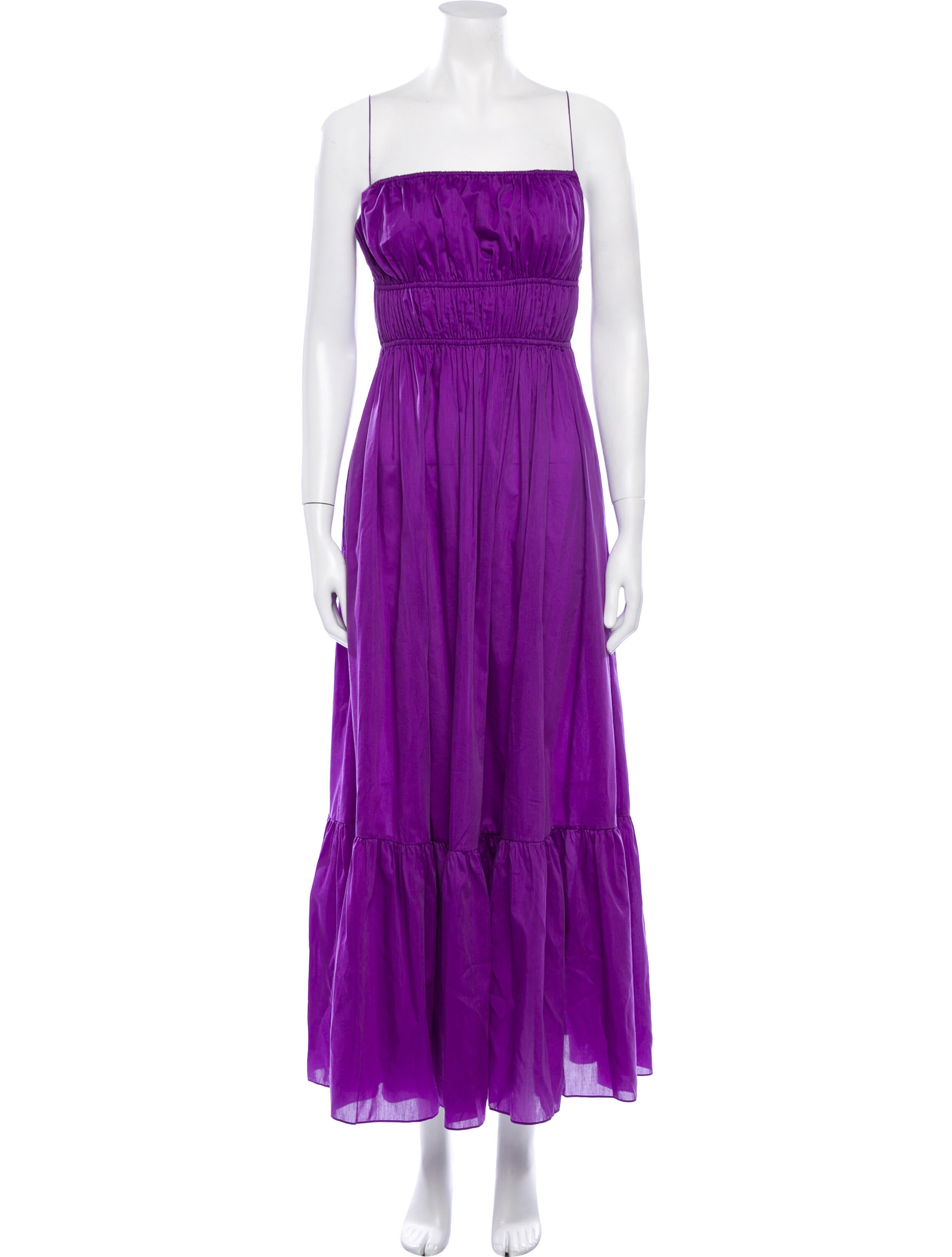 Matteau Square Neckline Long Dress w/ Tags - Purple Dresses, Clothing ...