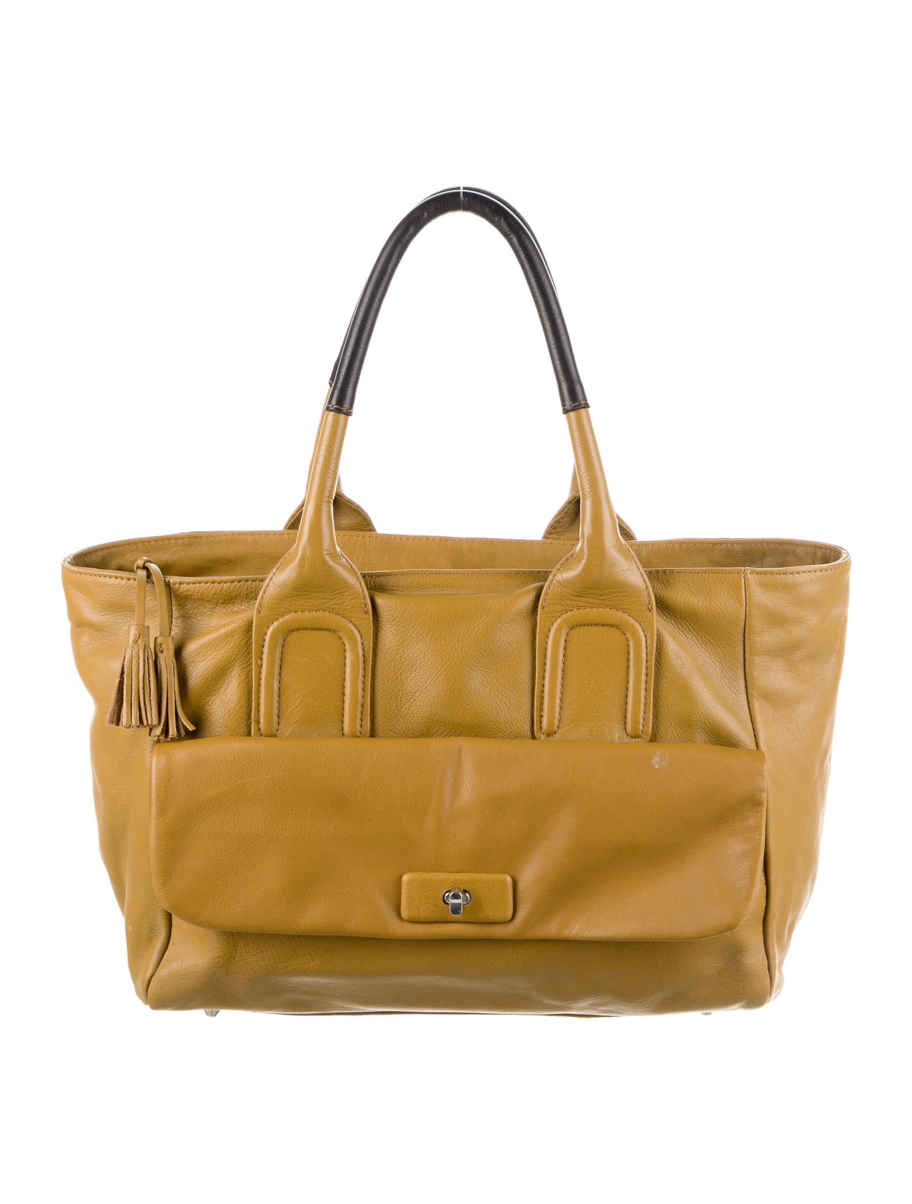 Halston Heritage Leather Shoulder Bag - Shoulder Bags, Handbags | The ...