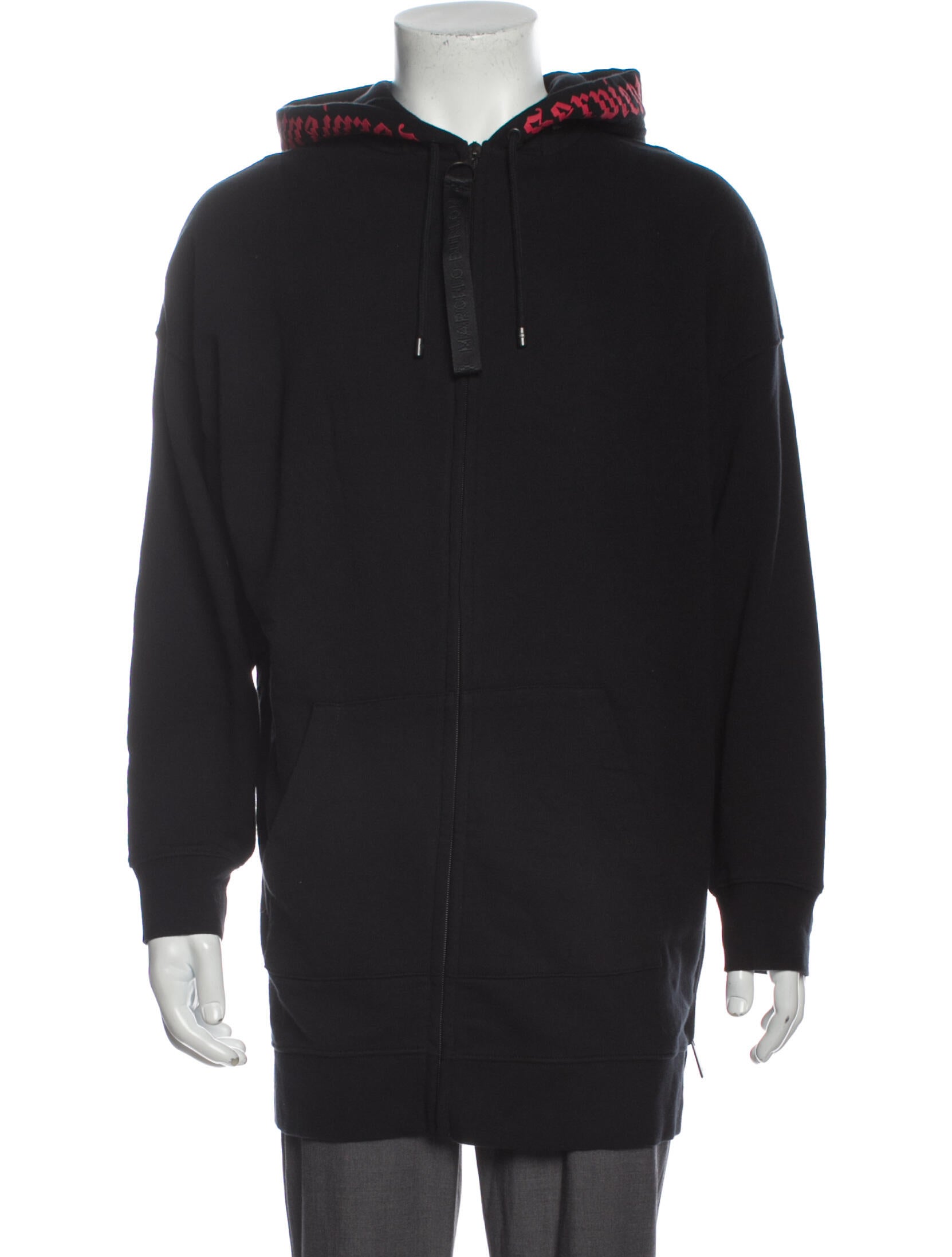 Marcelo Burlon Crew Neck Long Sleeve Hoodie - Black Sweatshirts ...