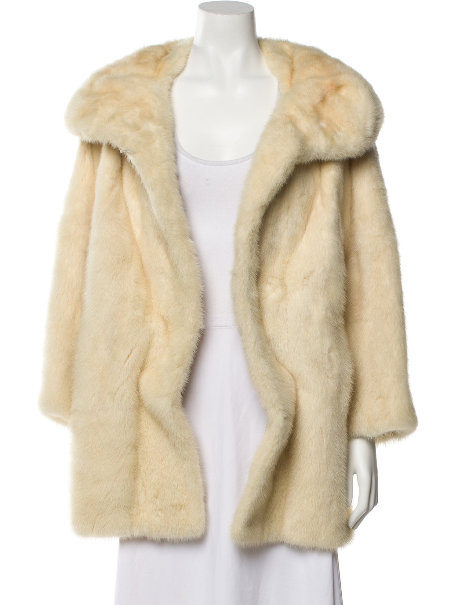 The Minerva Collection by Evans Fur Coat - Neutrals Coats, Clothing ...