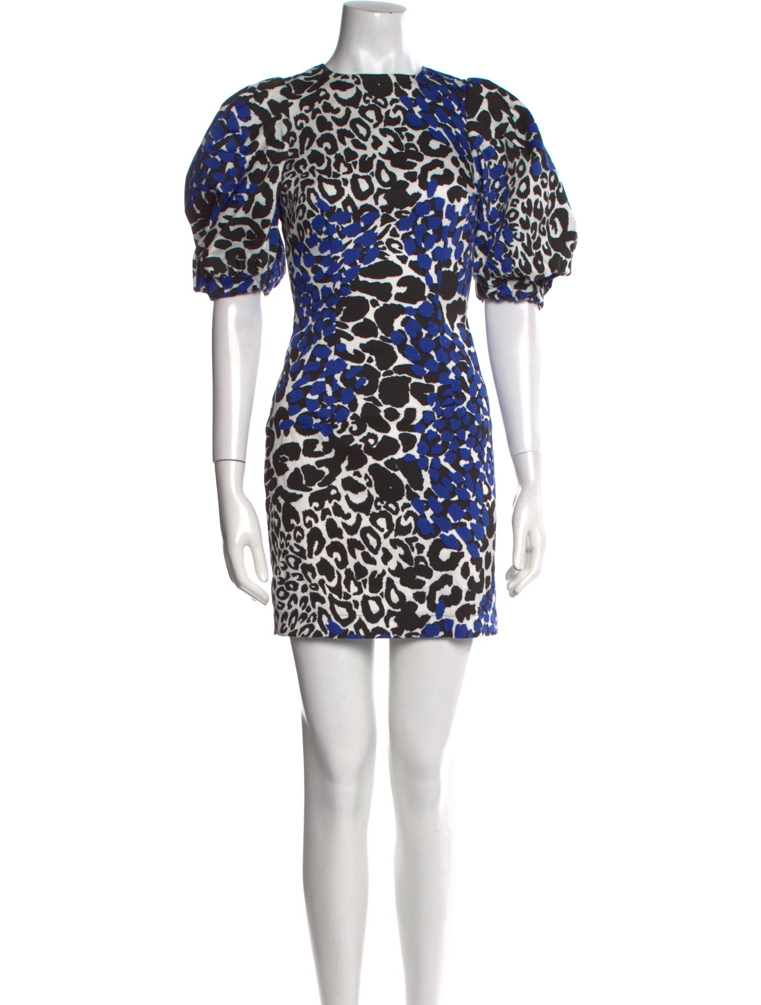 Marcell Von Berlin Animal Print Mini Dress - Black Dresses, Clothing ...