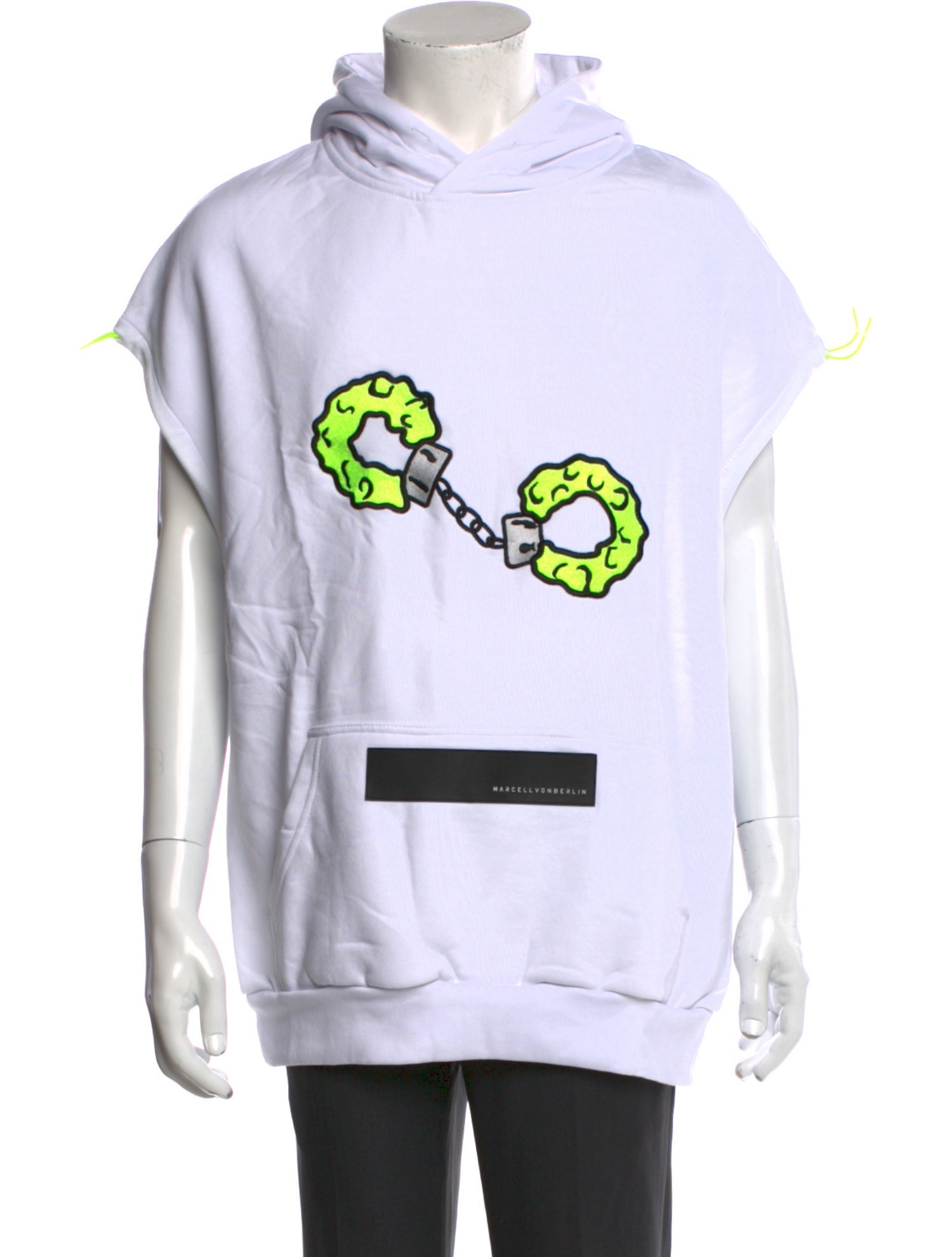 Marcell Von Berlin Graphic Print Crew Neck Hoodie - White Sweatshirts ...