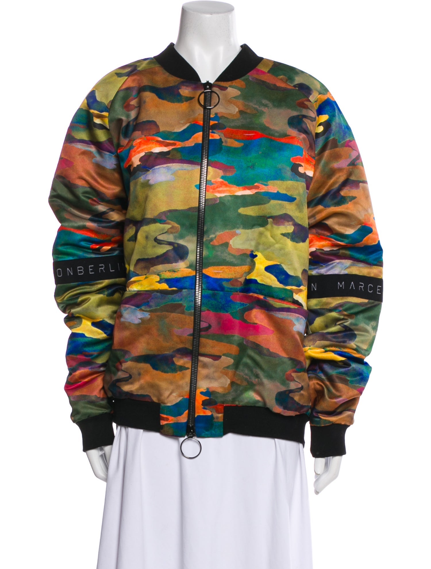 Marcell Von Berlin Printed Bomber Jacket - Jackets, Clothing ...