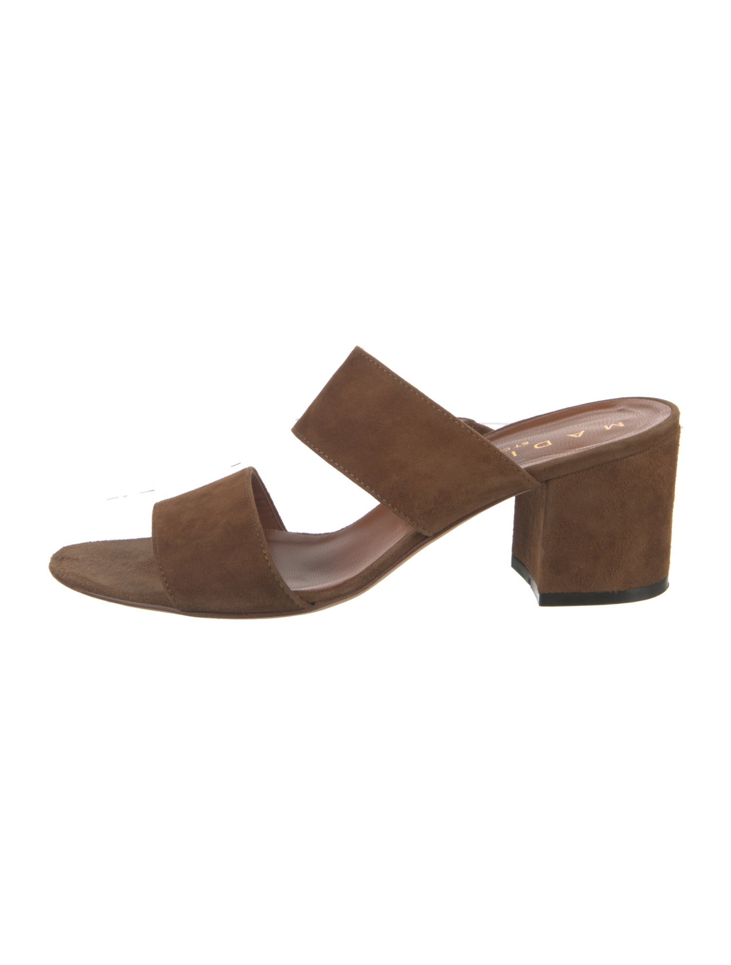 Madison Et Cie Suede Slides - Brown Sandals, Shoes - WMDFG20039 | The ...
