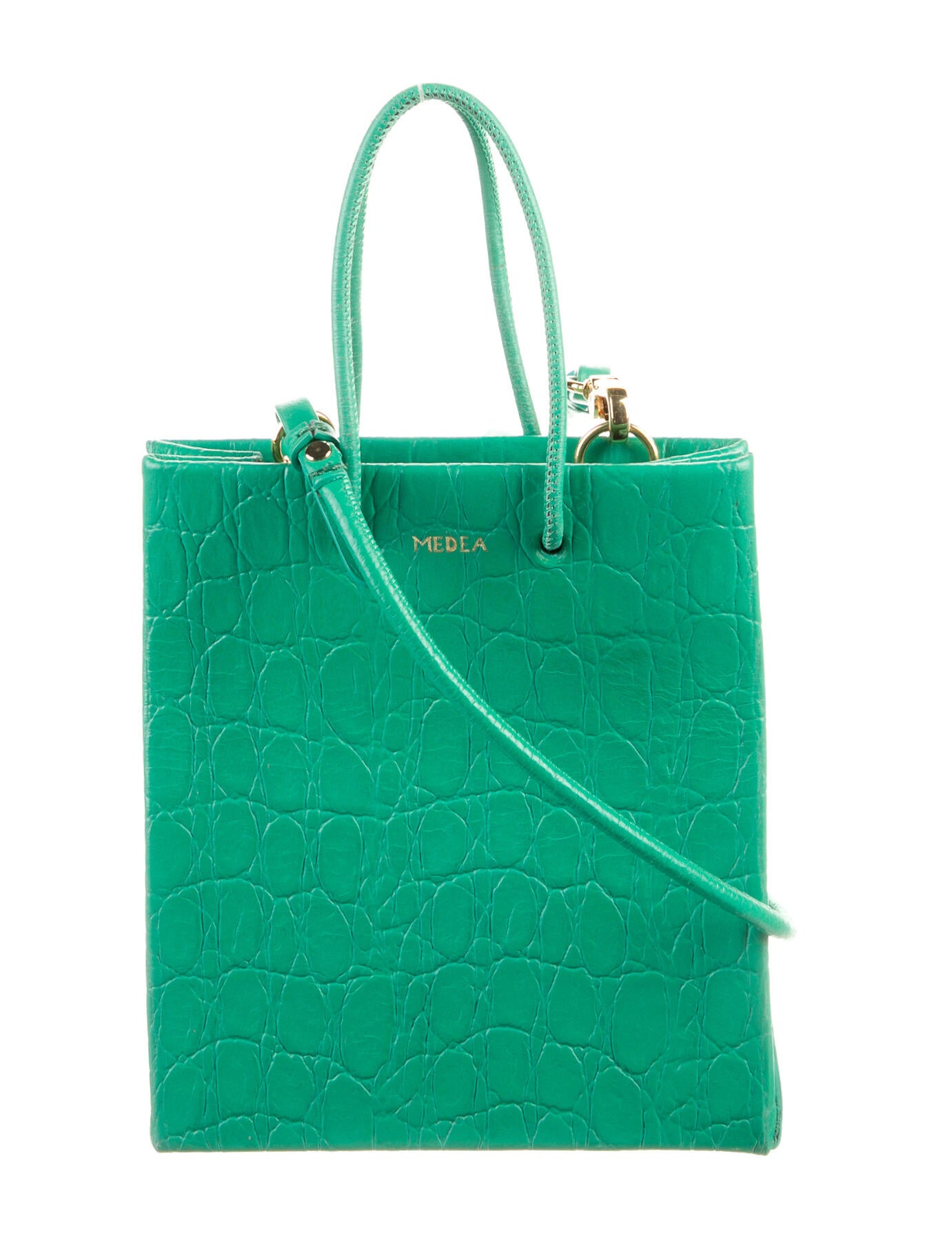 Medea Embossed Leather Crossbody Bag - Green Crossbody Bags, Handbags ...