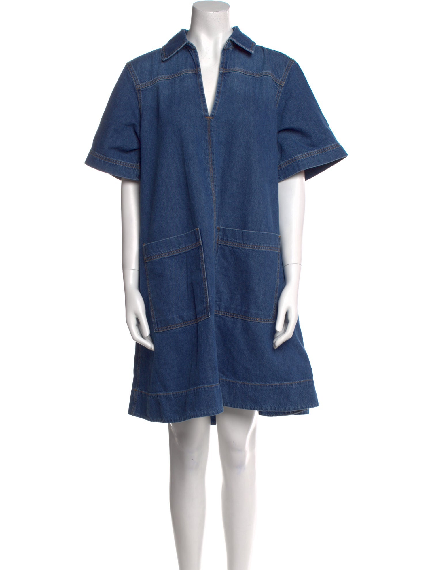 ME+EM Mini Dress - Blue Dresses, Clothing - WMEEM27496 | The RealReal