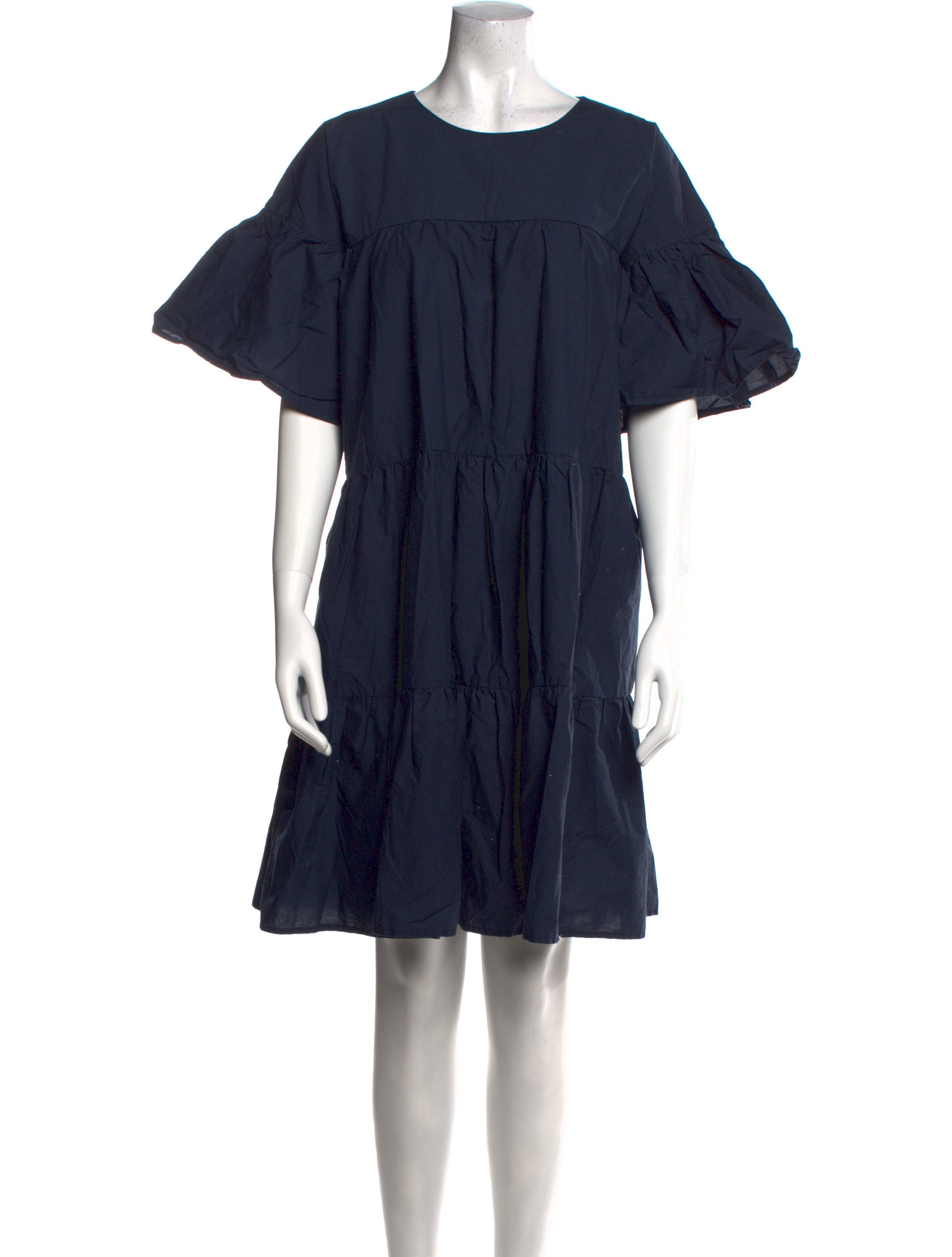 Merlette Crew Neck Knee-Length Dress - Blue Dresses, Clothing ...