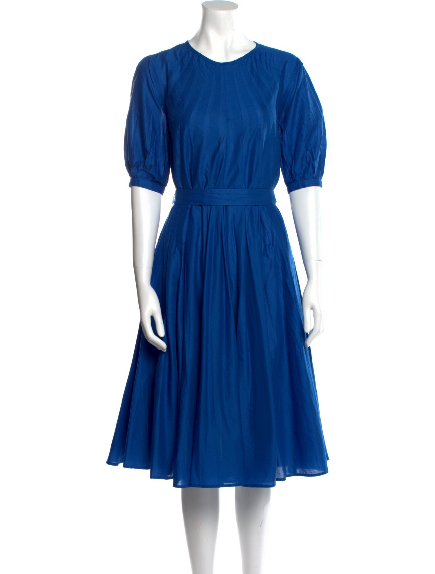 Merlette Crew Neck Midi Length Dress - Blue Dresses, Clothing ...