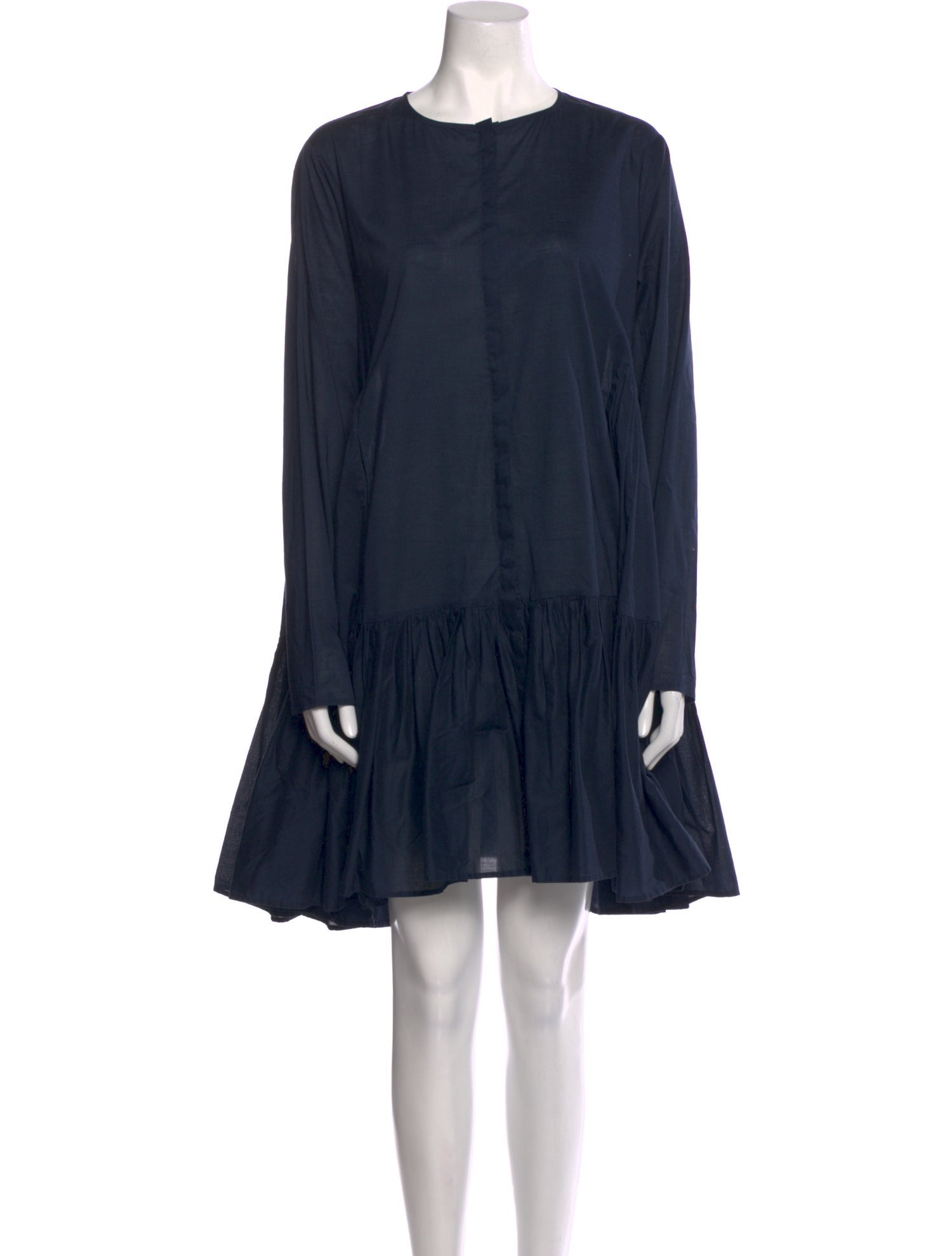 Merlette Crew Neck Mini Dress - Blue Dresses, Clothing - WMERT22940 ...