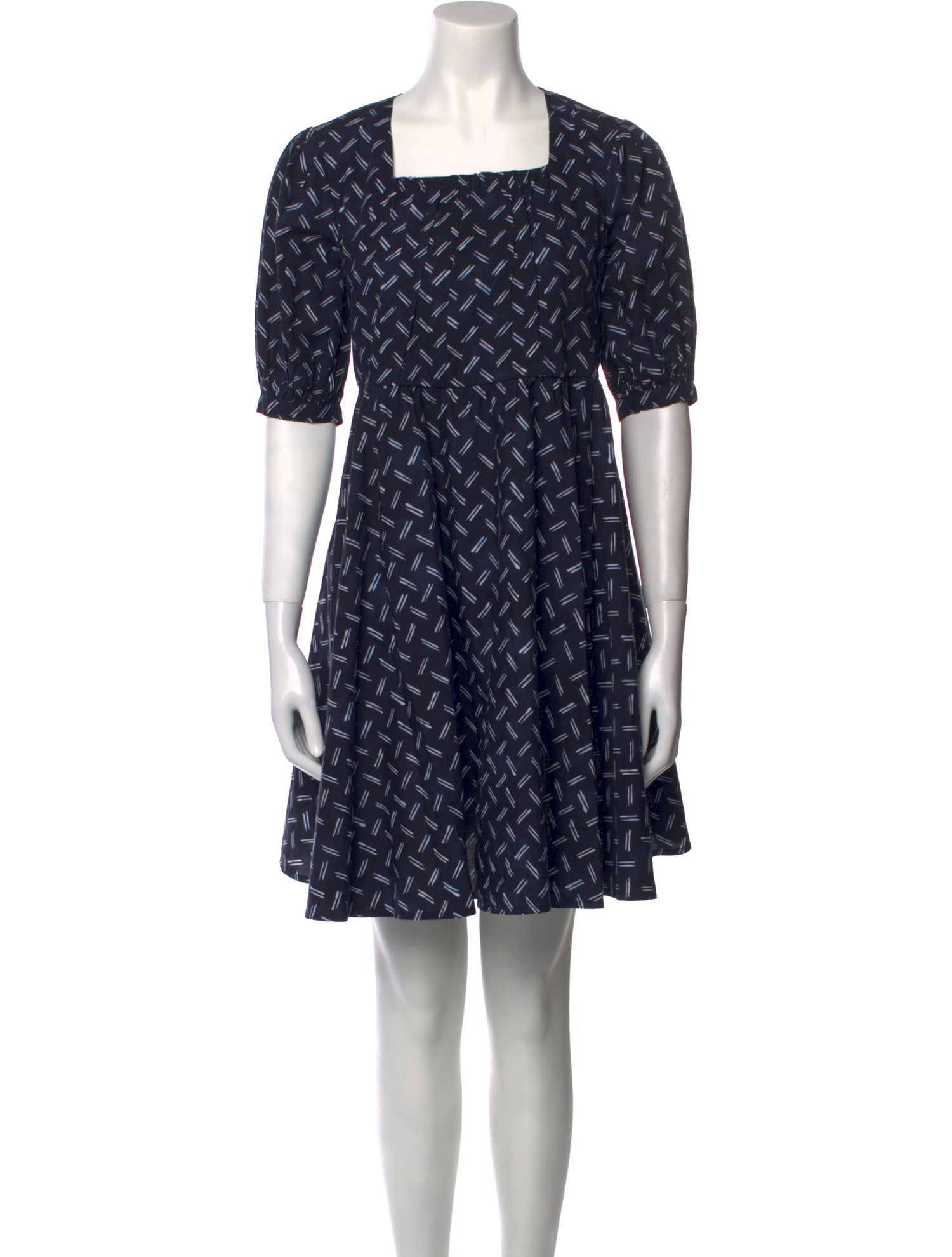Merlette Printed Mini Dress - Blue Dresses, Clothing - WMERT23994 | The ...