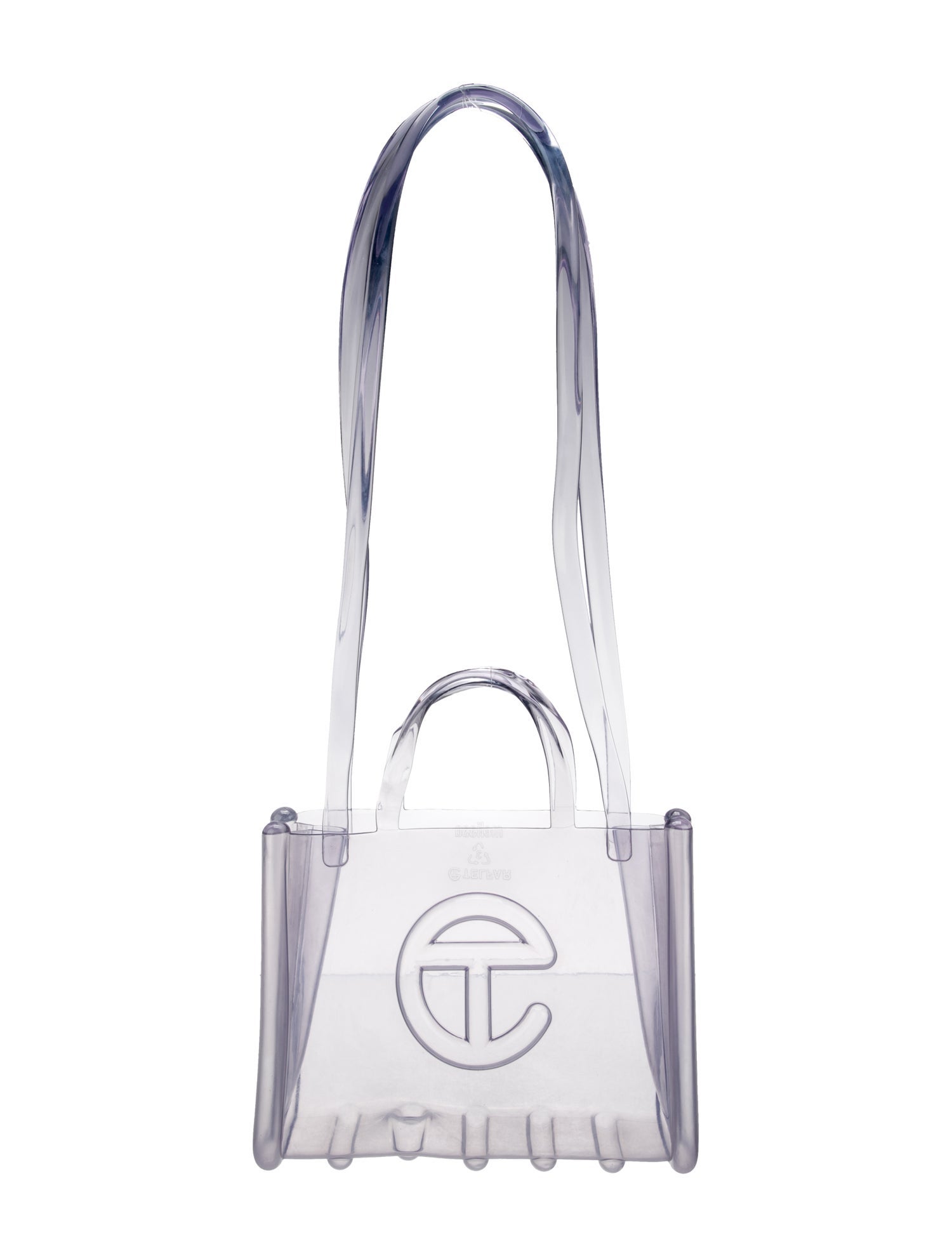 Melissa x TELFAR Medium Clear Jelly Shopping Bag - Clear Totes ...