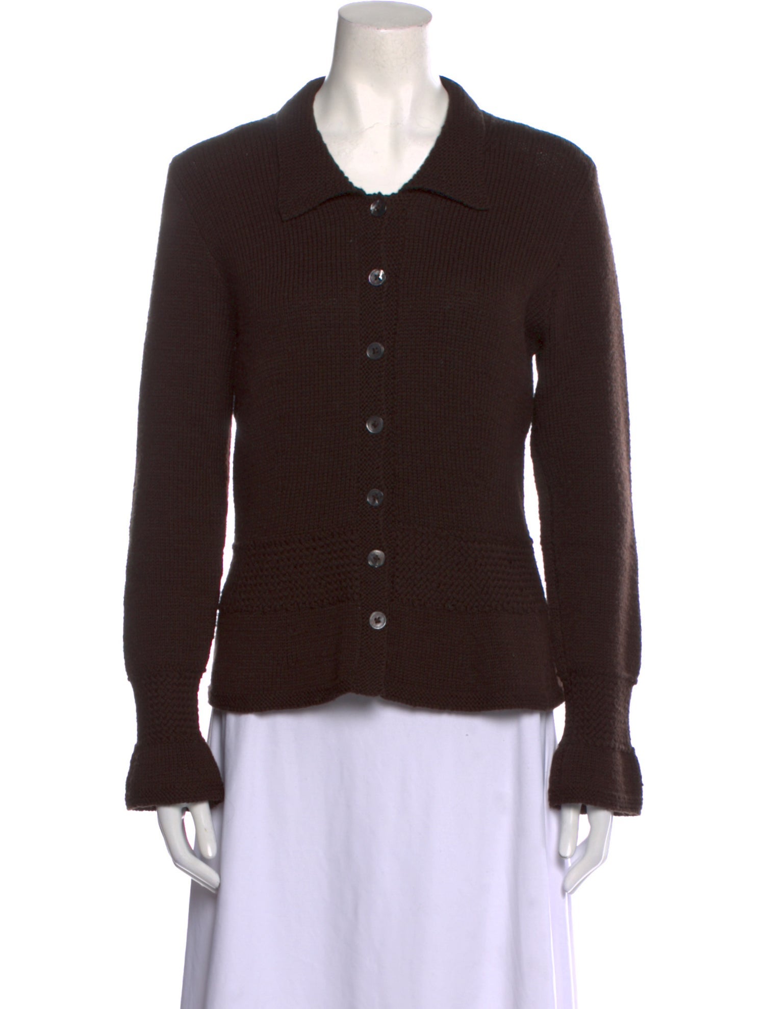 Marion Foale Wool Sweater - Brown Knitwear, Clothing - WMFAO20135 | The ...