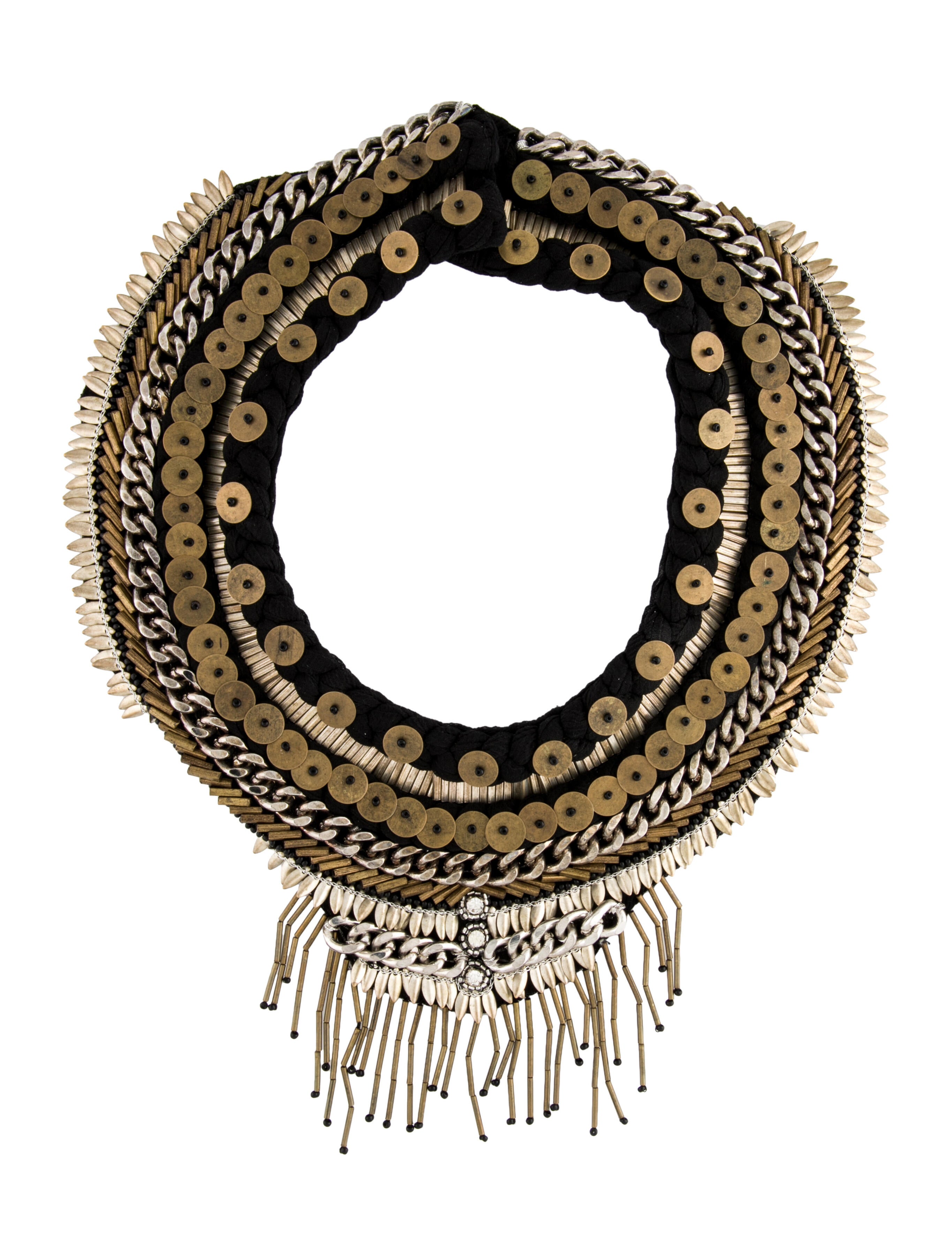Mignonne Gavigan Layne Collar Necklace - Gold-Tone Metal Collar ...