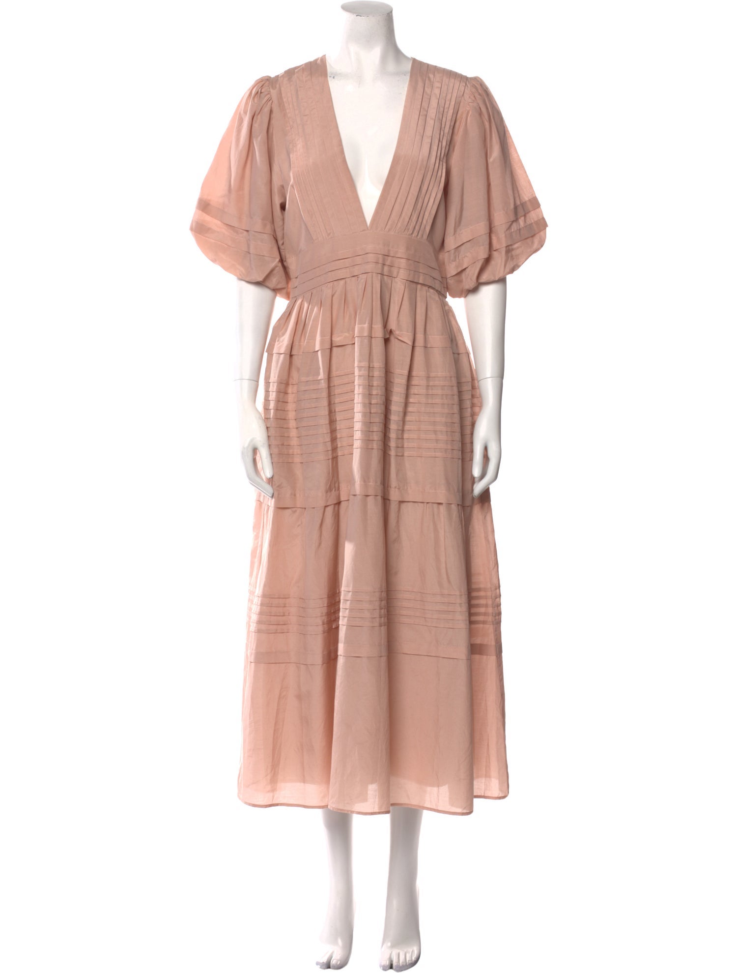 Magali Pascal V-Neck Long Dress w/ Tags - Pink Dresses, Clothing ...