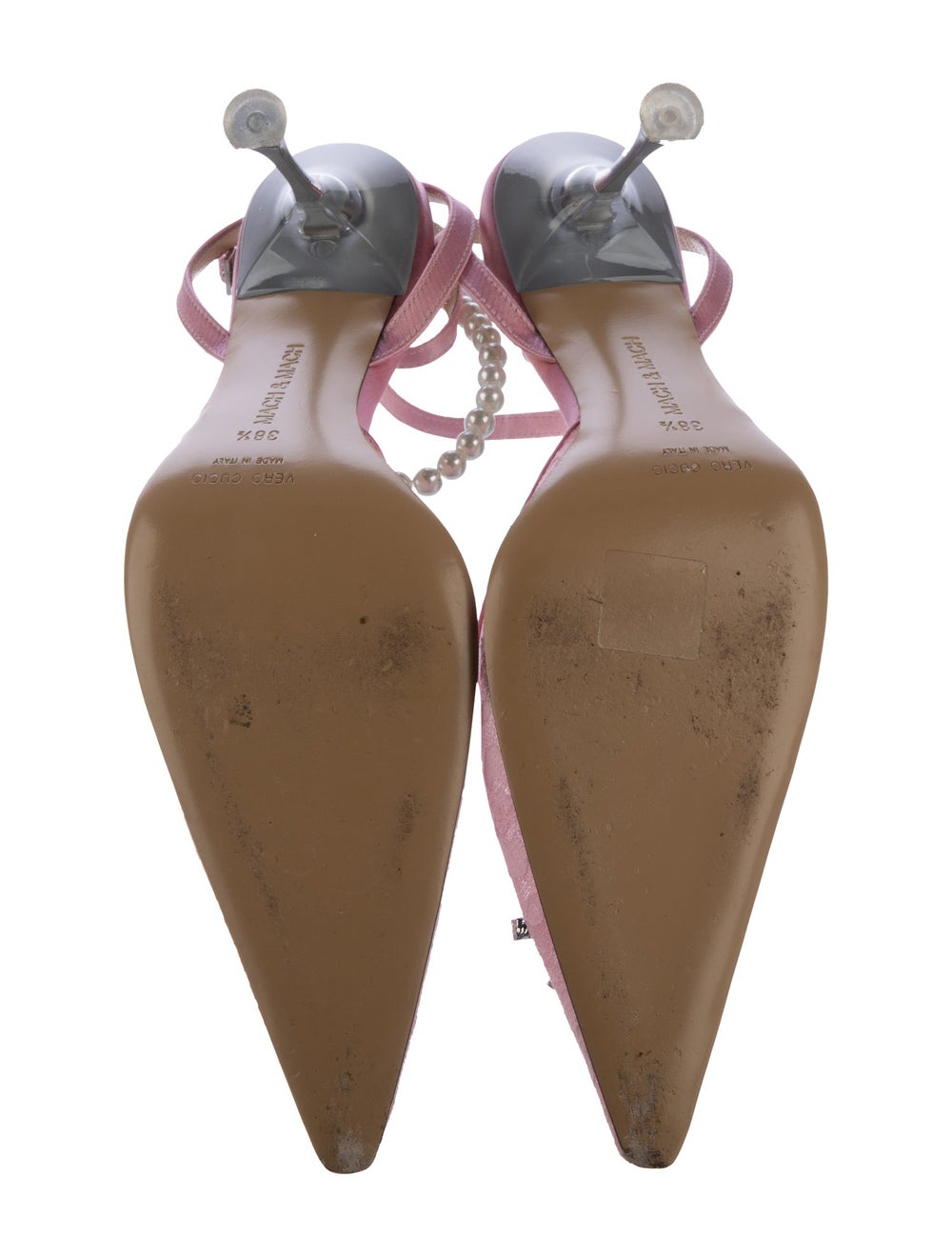 Mach & Mach Floral Print D'Orsay Pumps - Pink Pumps, Shoes - WMHAM21853 ...