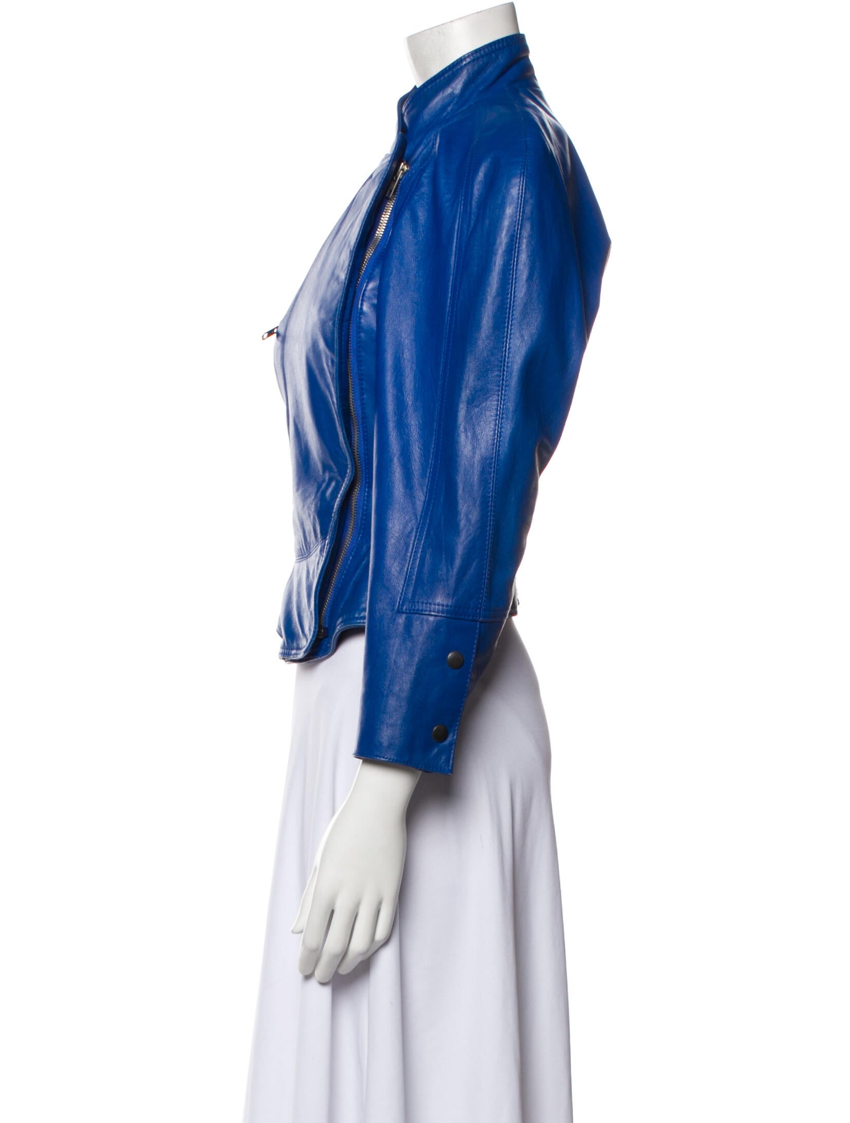 Michael Hoban North Beach Leather Biker Jacket - Blue Jackets, Clothing ...