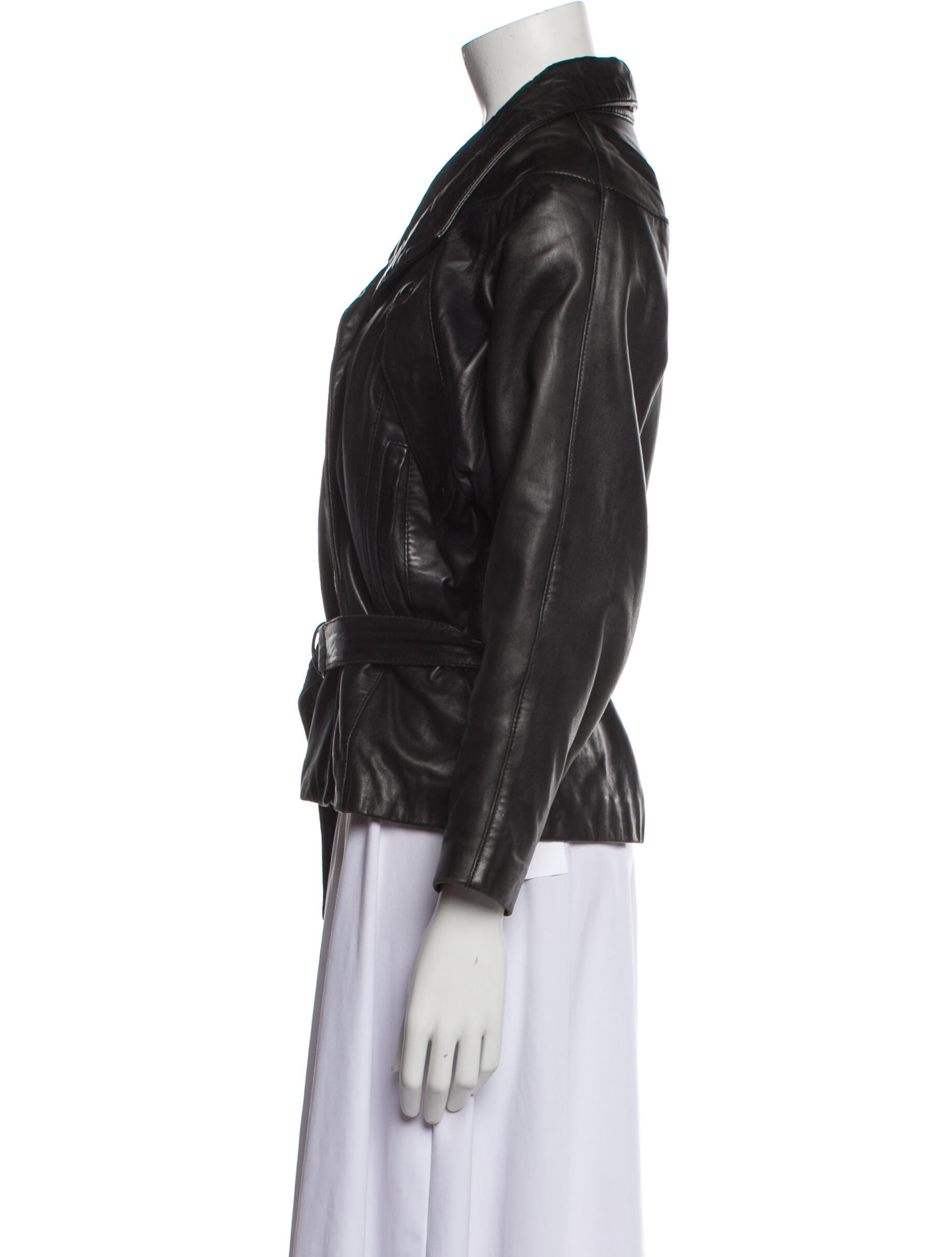 Michael Hoban North Beach Leather Biker Jacket - Black Jackets ...
