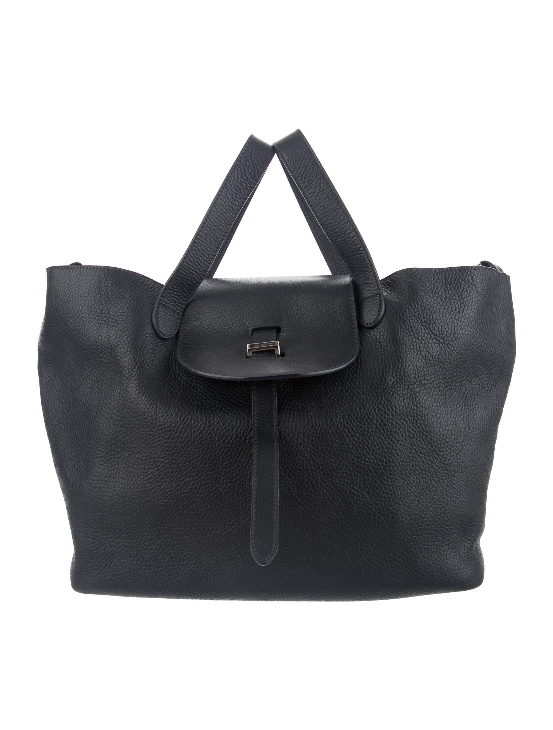 Meli Melo Leather Tote Bag - Blue Totes, Handbags - WMI20402 | The RealReal