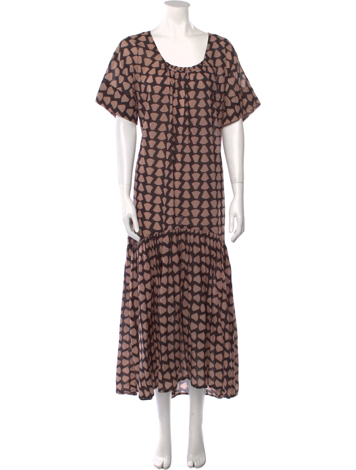 Zimmermann Polka Dot Print Long Dress - Brown Dresses, Clothing ...