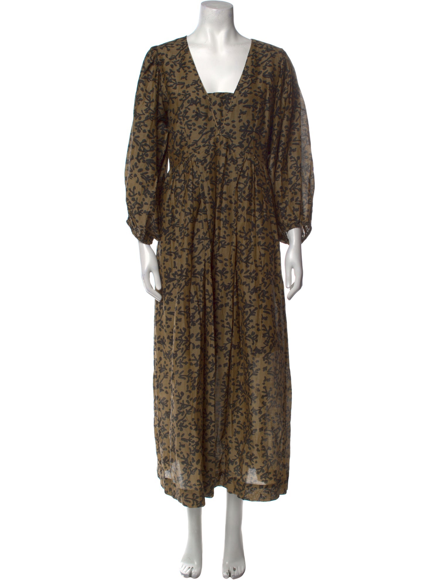 Mirth Caftans Printed Long Dress - Black Dresses, Clothing - WMICA21008 ...
