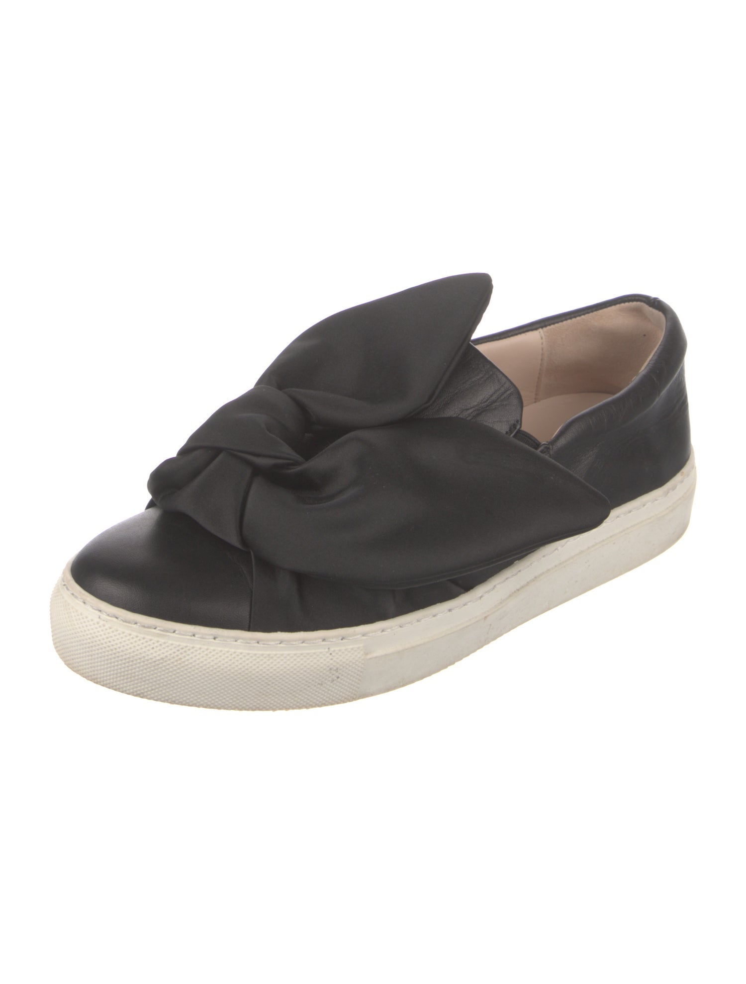 Minna Parikka Leather Sneakers - Black Sneakers, Shoes - WMINK20097 ...