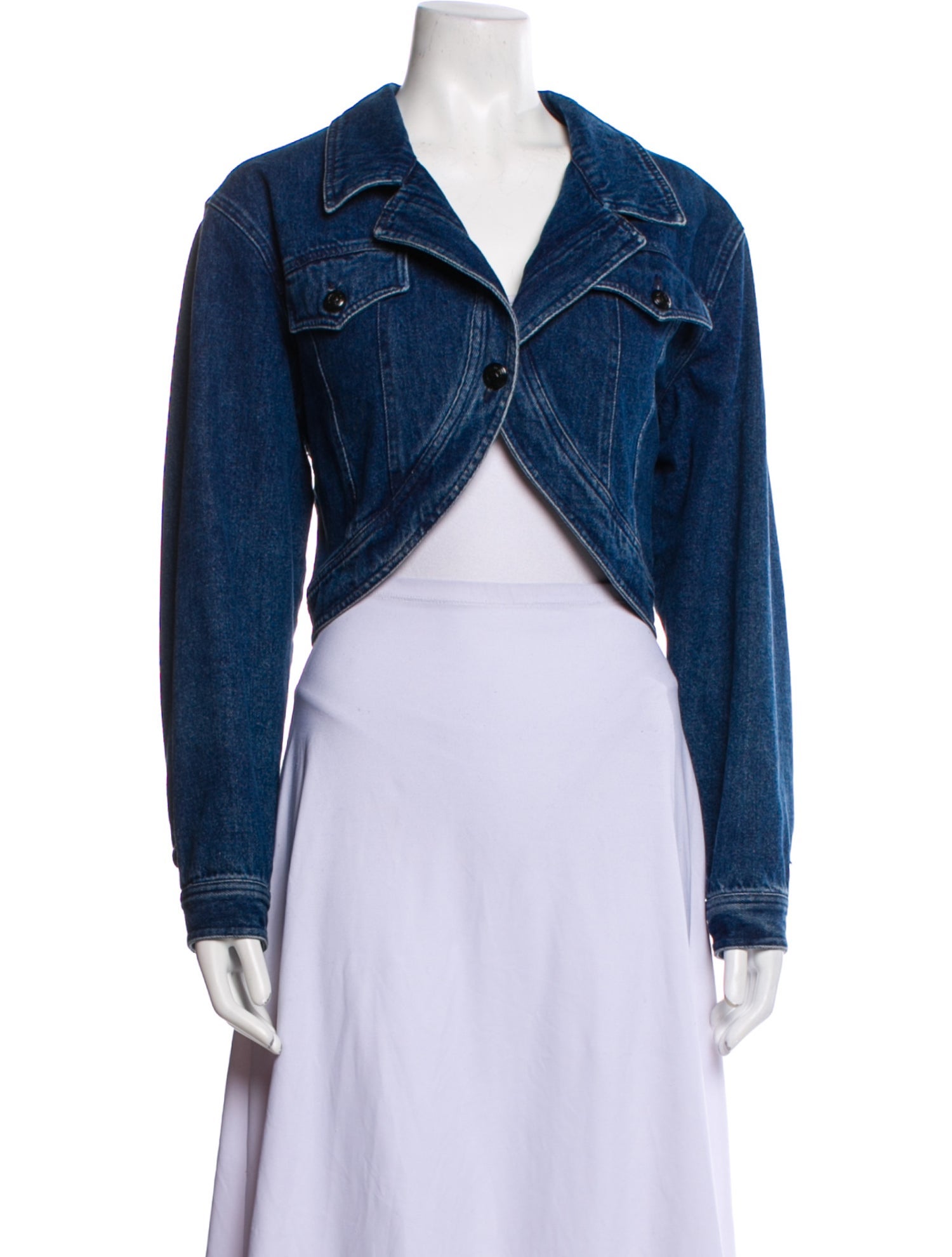 Moschino Jeans Vintage 1980's Denim Jacket - Blue Jackets, Clothing ...