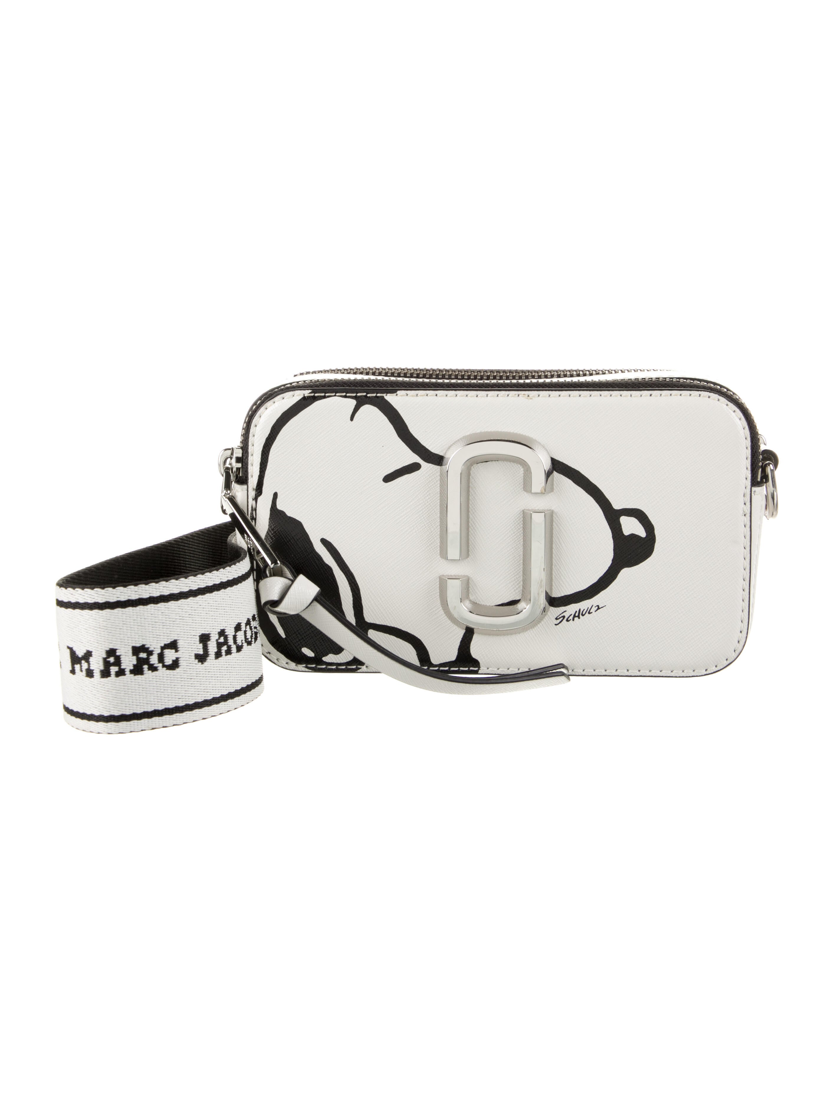 Marc Jacobs x Peanuts Snoopy Leather Crossbody Bag - White Crossbody ...