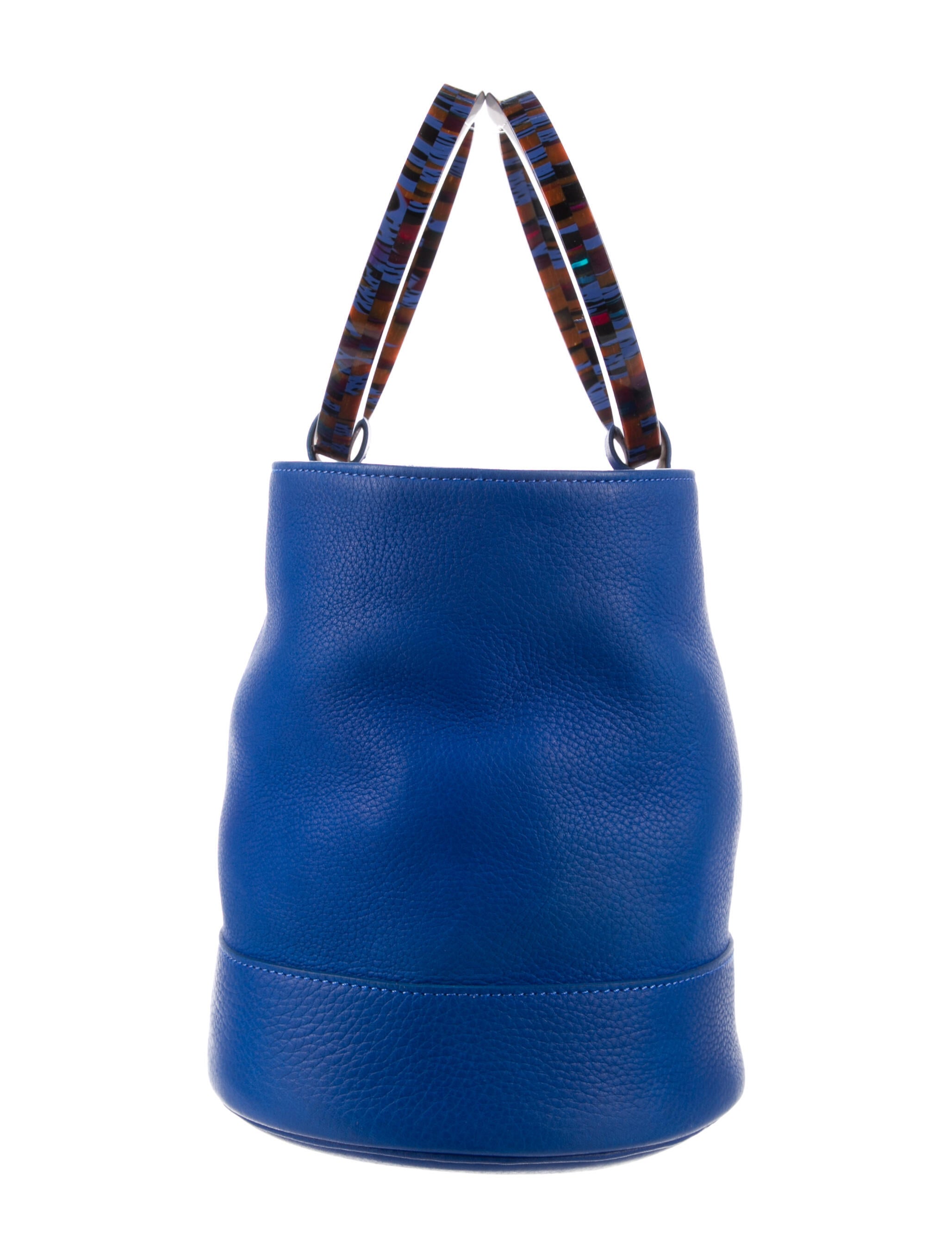 Simon Miller Solid Leather Bucket Bag - Blue Bucket Bags, Handbags ...