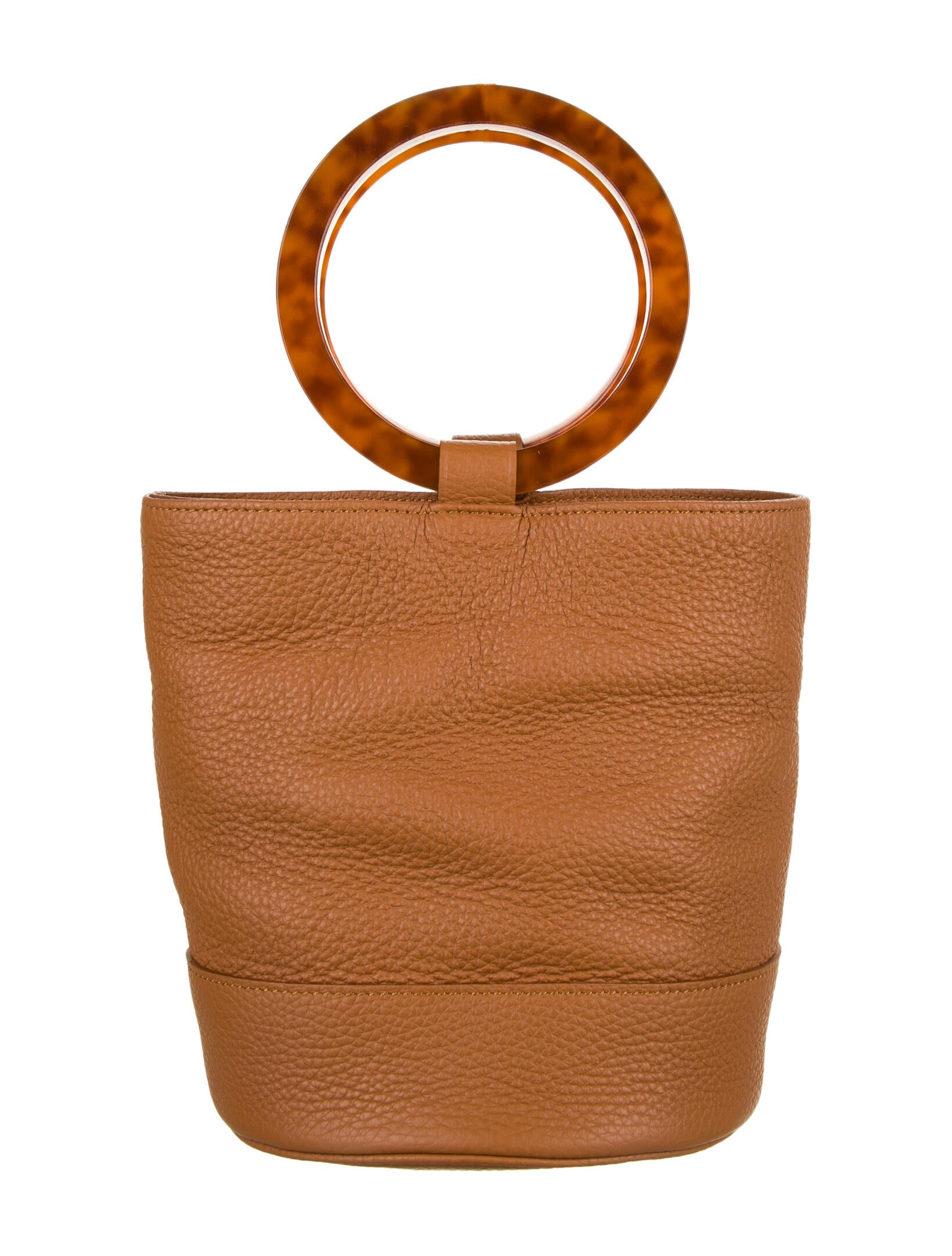 Simon Miller Leather Bucket Bag - Brown Bucket Bags, Handbags ...