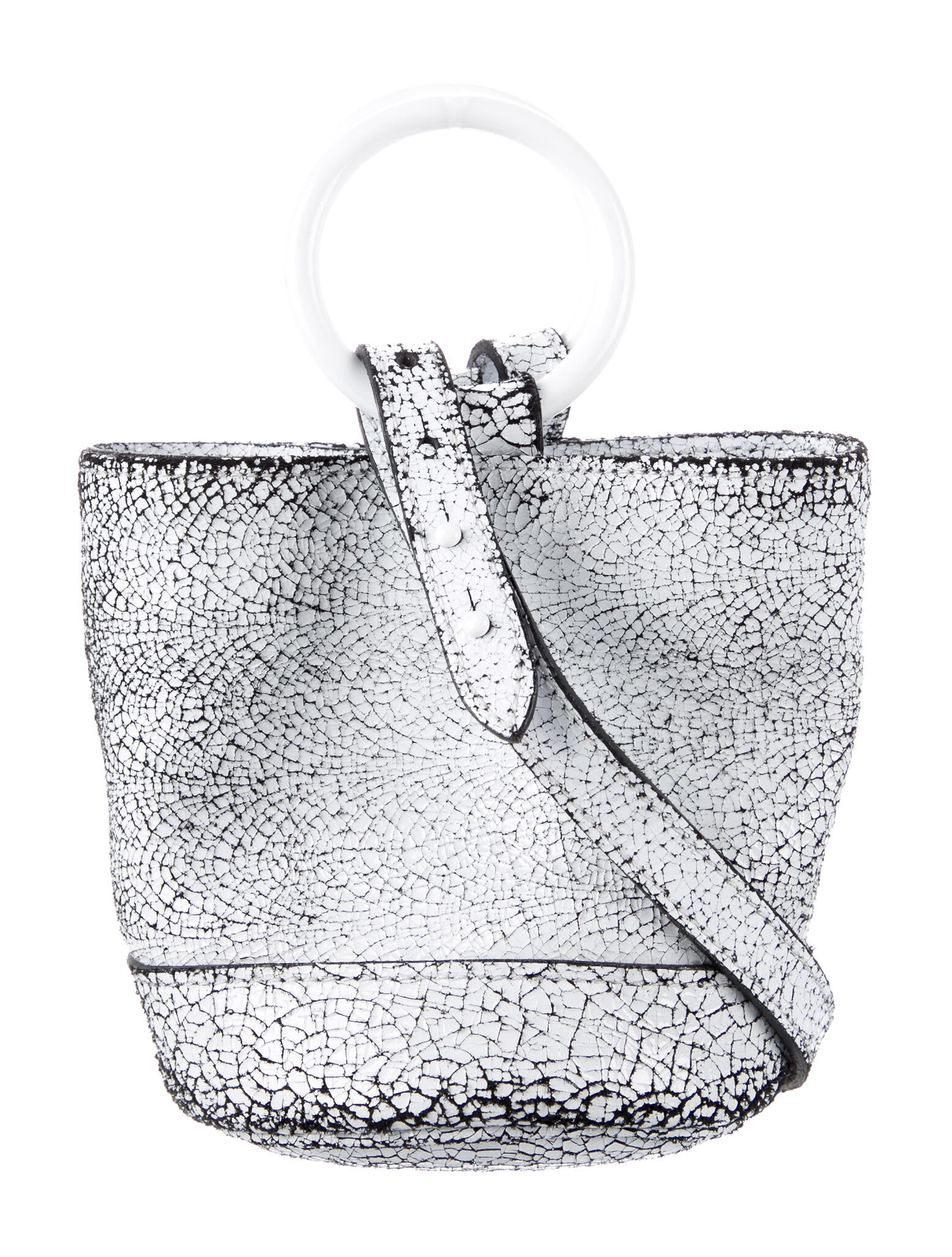 Simon Miller Leather Crossbody Bag - White Crossbody Bags, Handbags ...