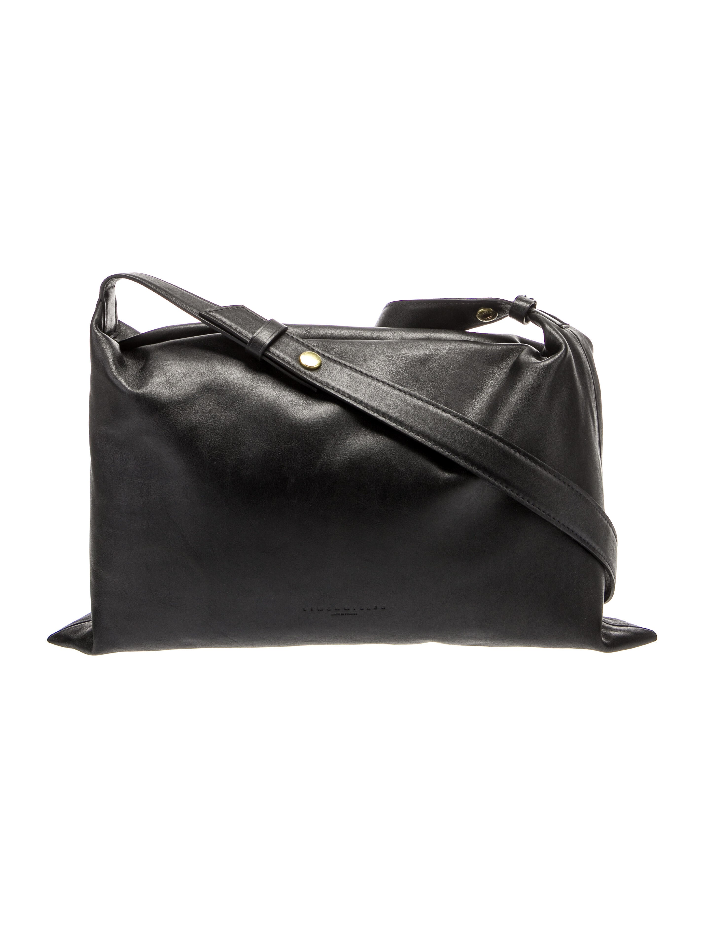 Simon Miller Leather Shoulder Bag - Black Shoulder Bags, Handbags ...